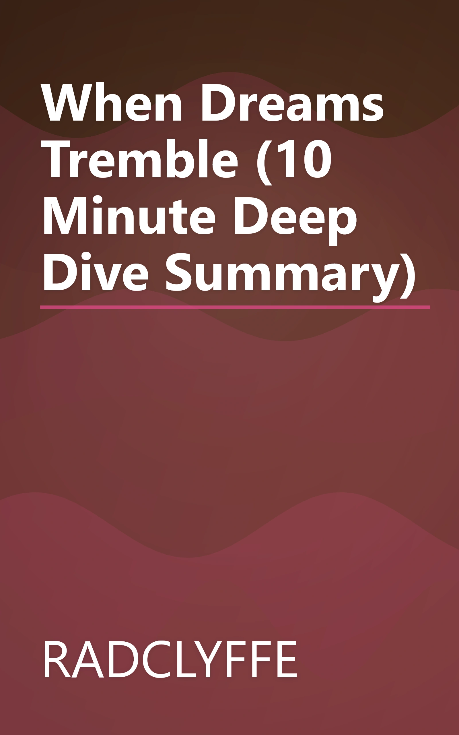 When Dreams Tremble (10 Minute   Deep Dive Summary) book cover