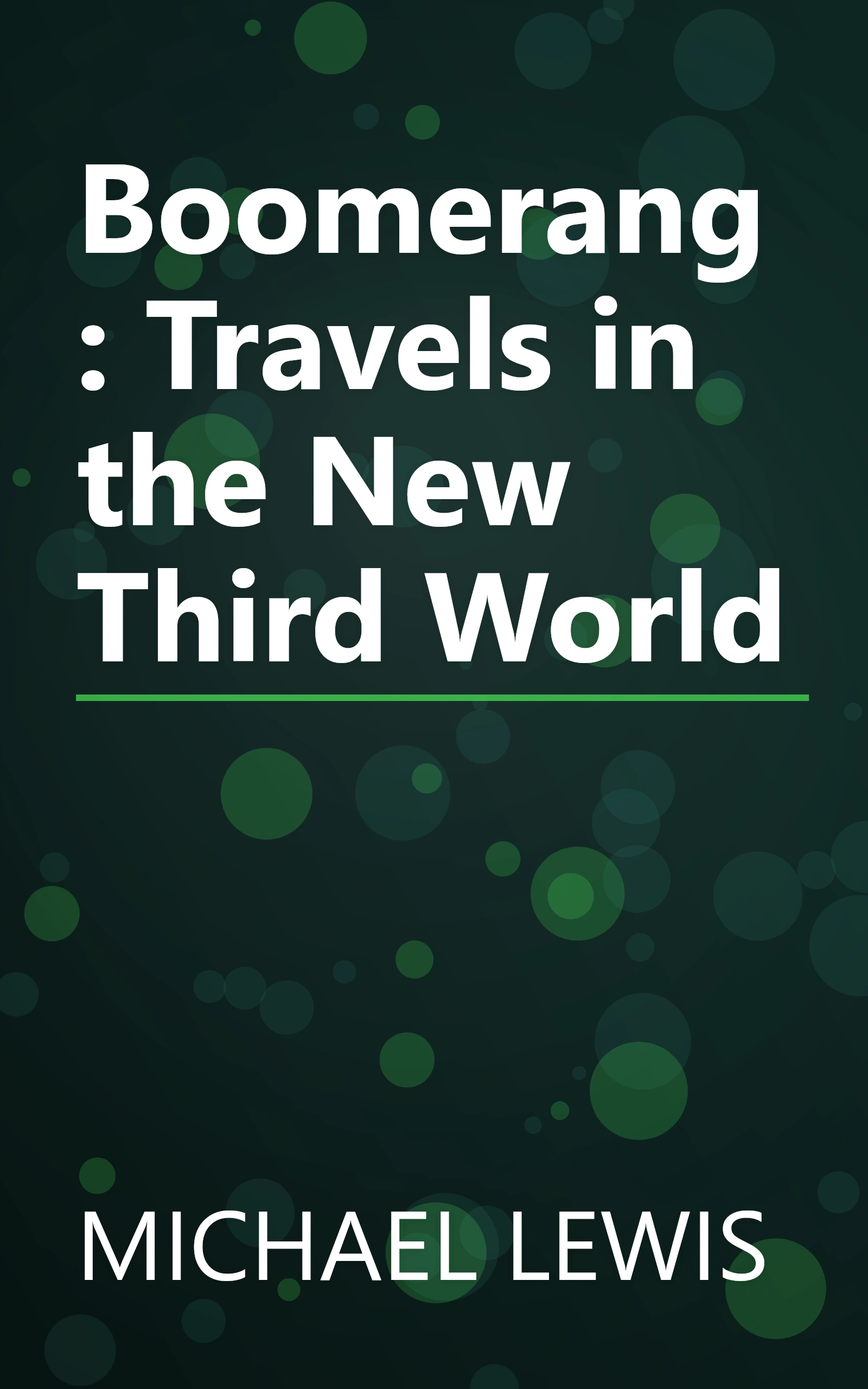 Boomerang: Travels in the New Third World book cover