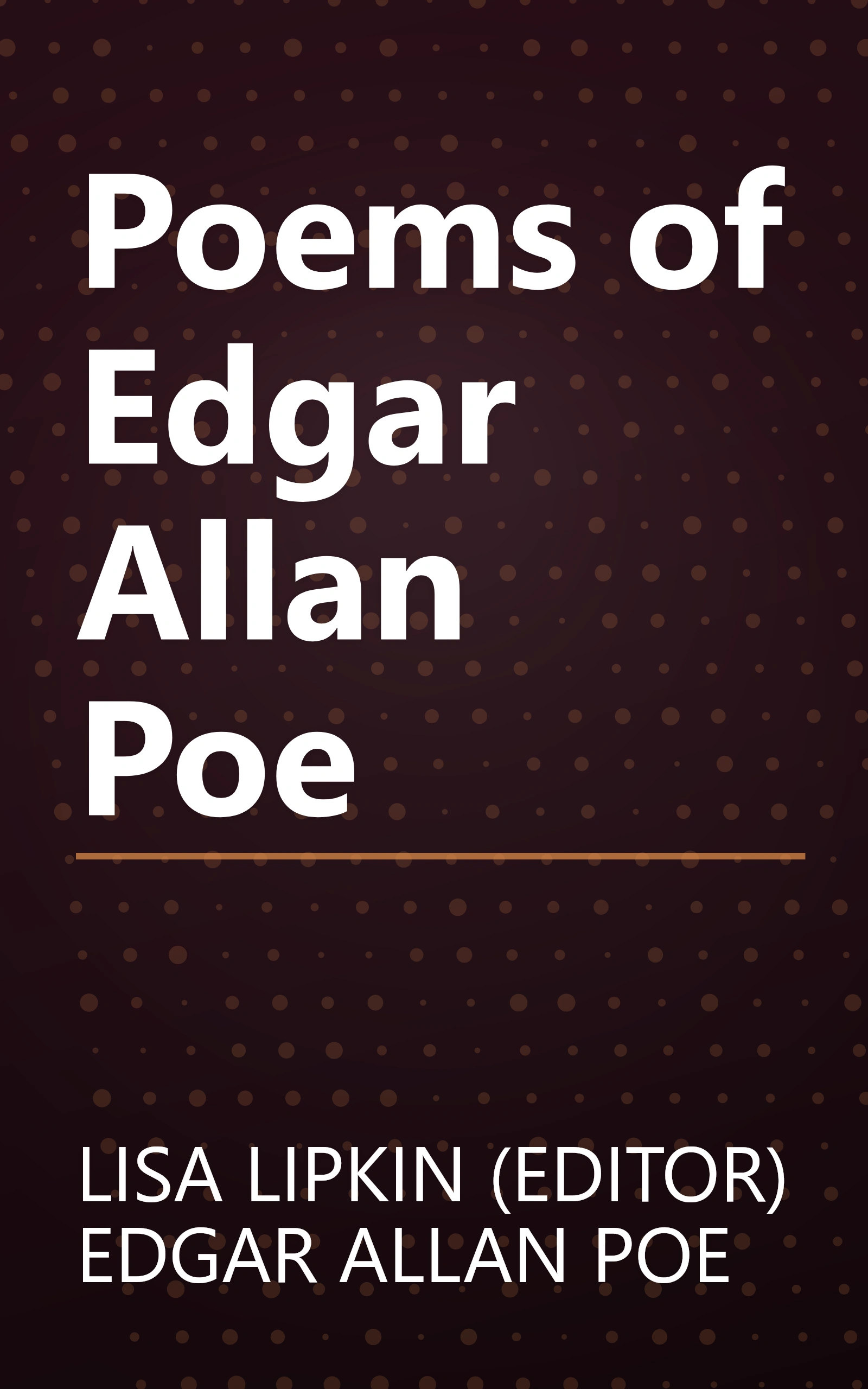 Poems of Edgar Allan Poe book cover