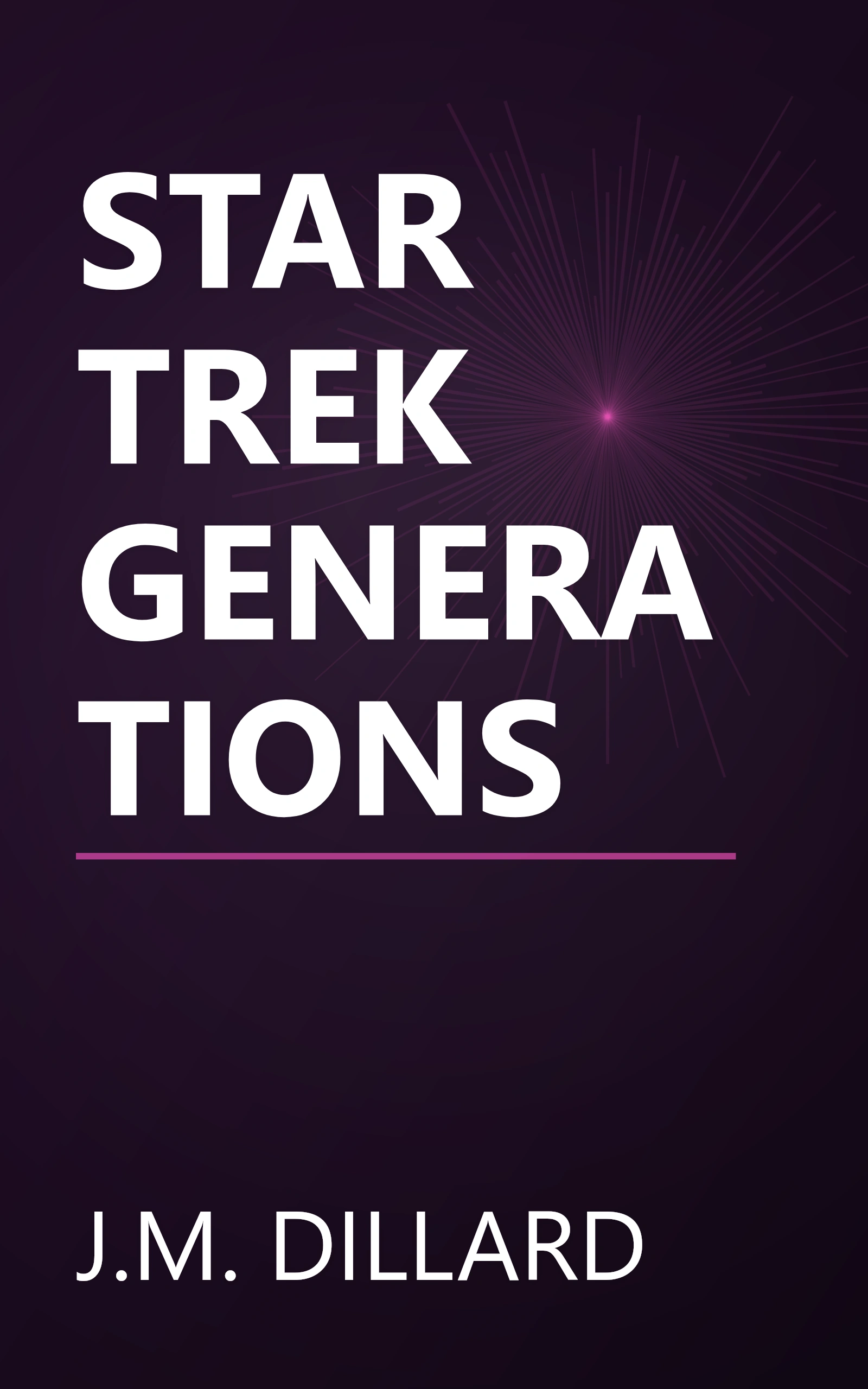 STAR TREK GENERATIONS book cover