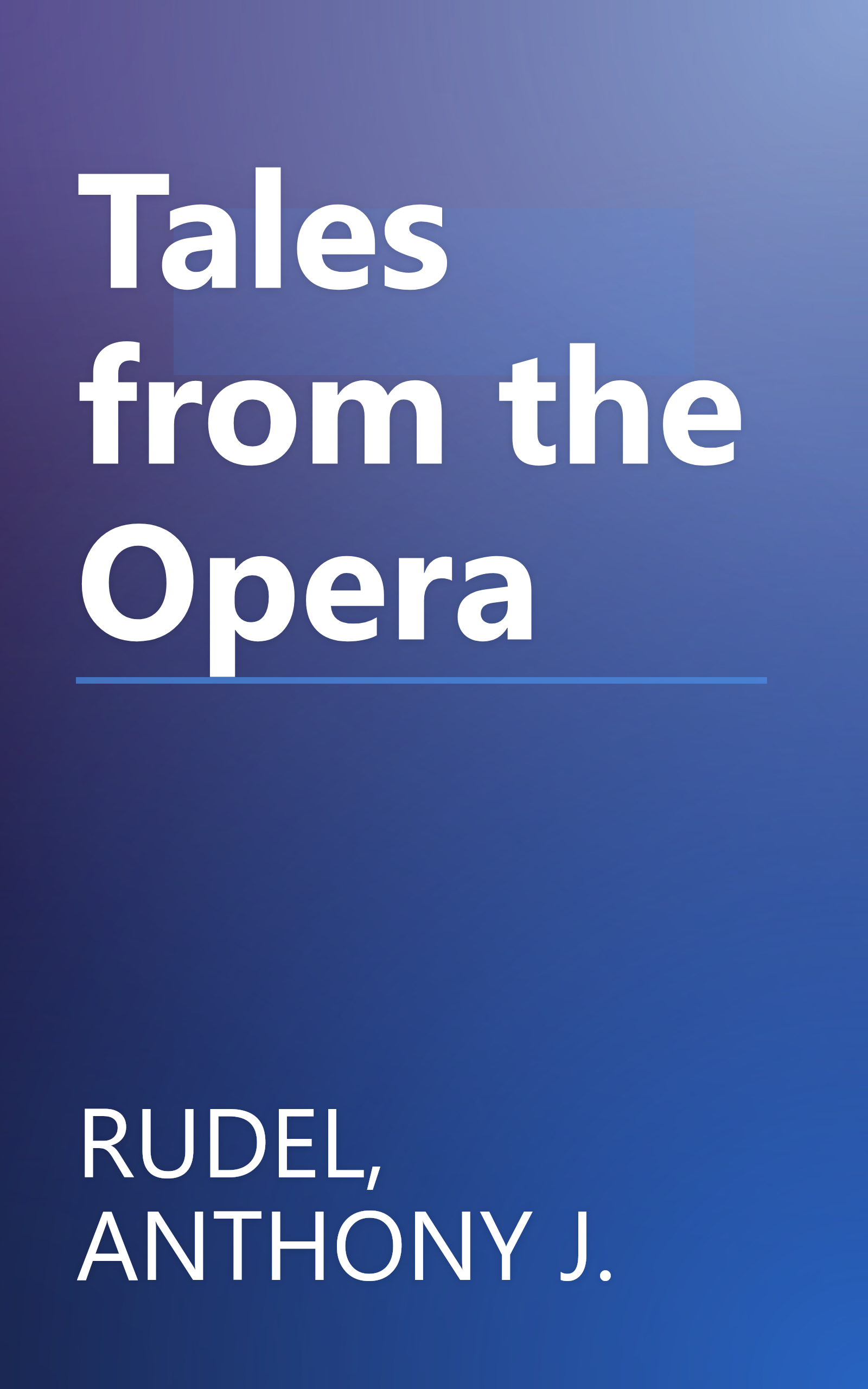 Tales from the Opera book cover