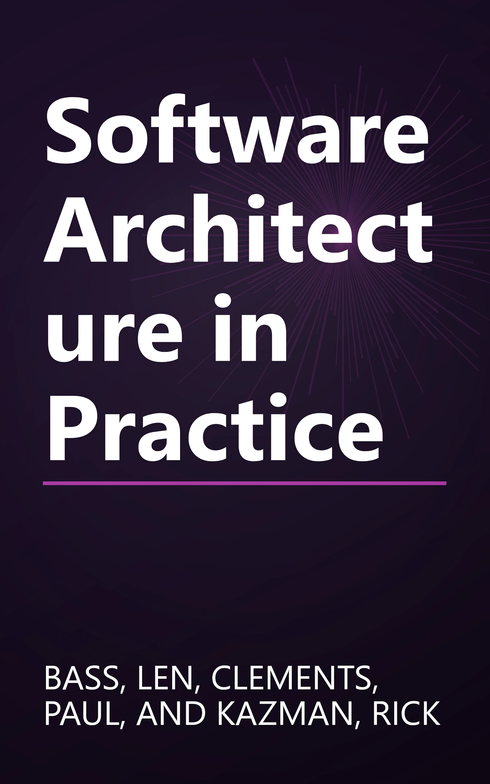 Software Architecture in Practice book cover