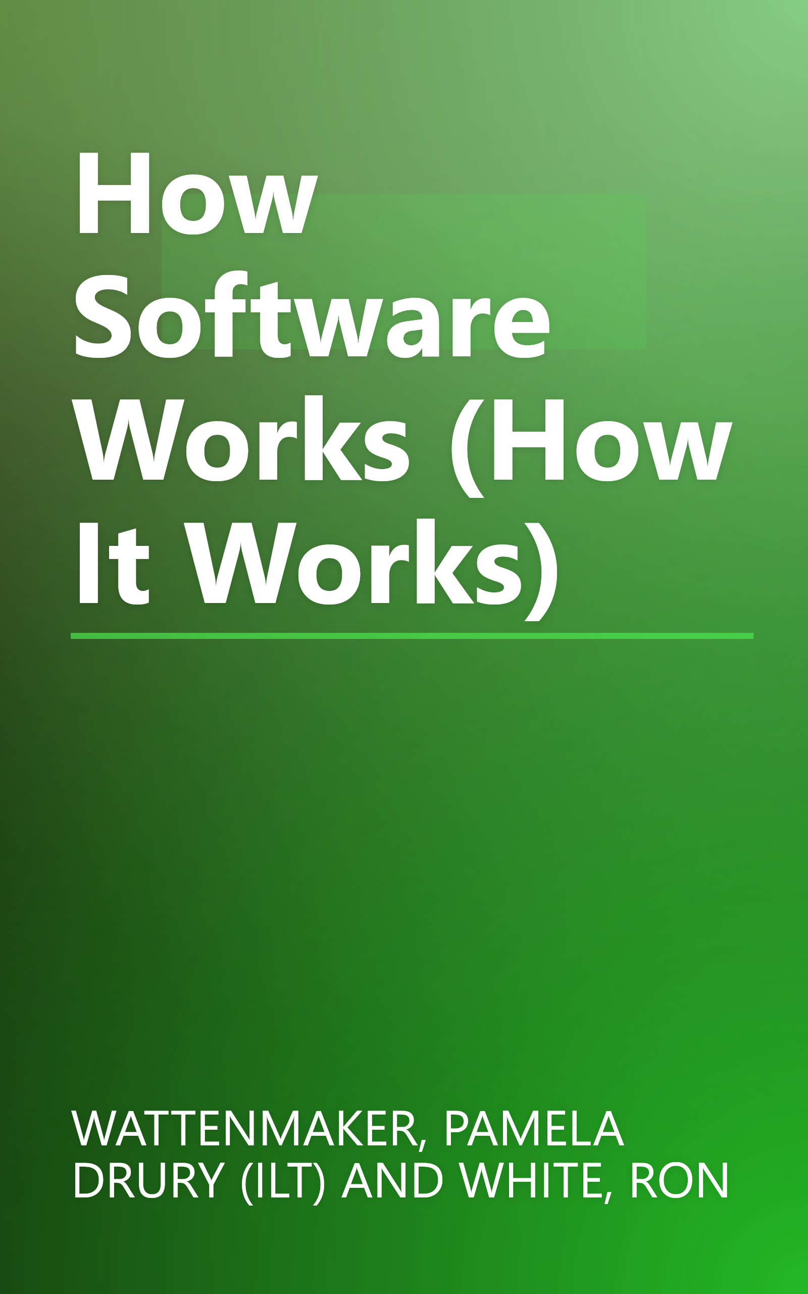 How Software Works (How It Works) book cover
