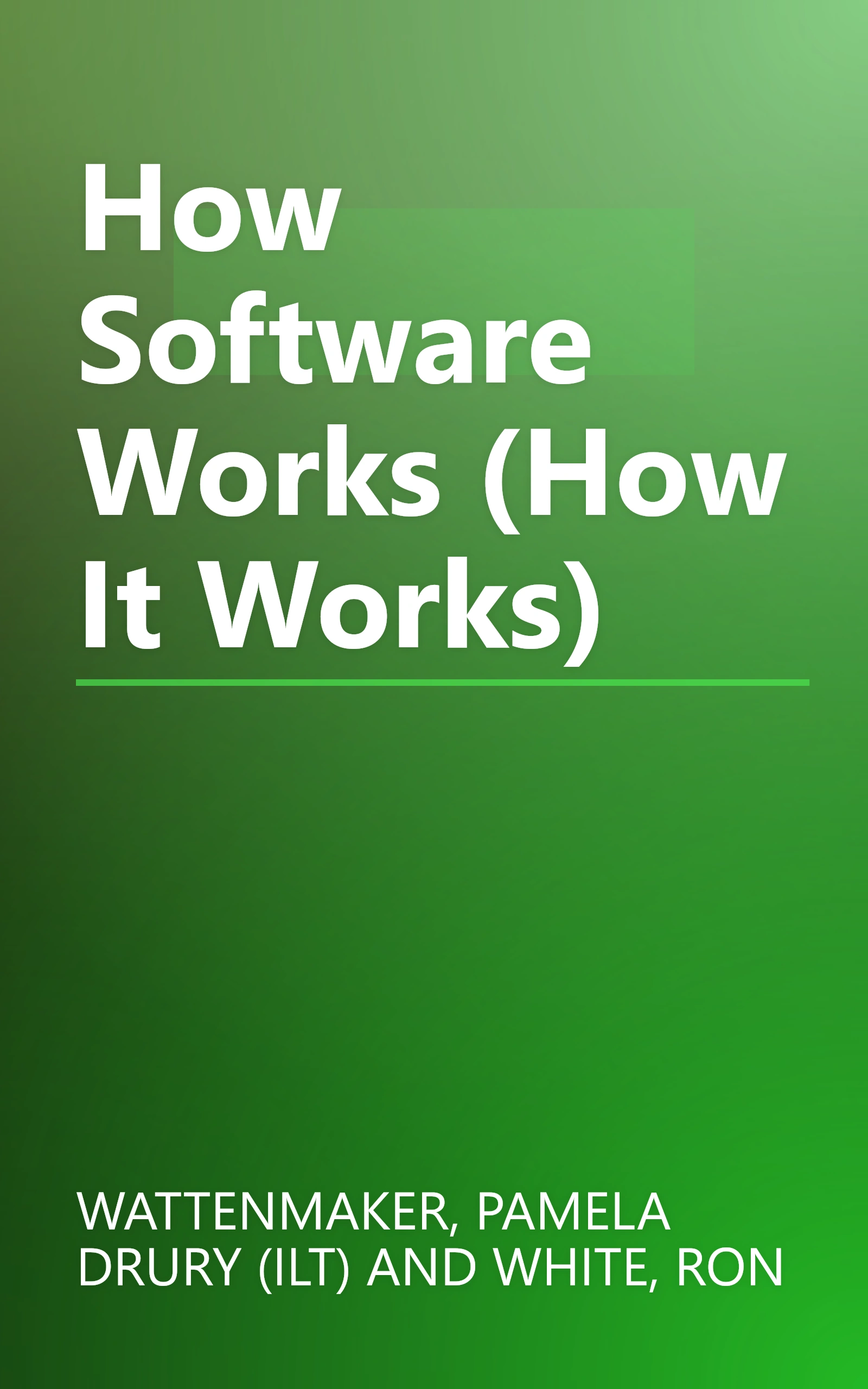 How Software Works (How It Works) book cover
