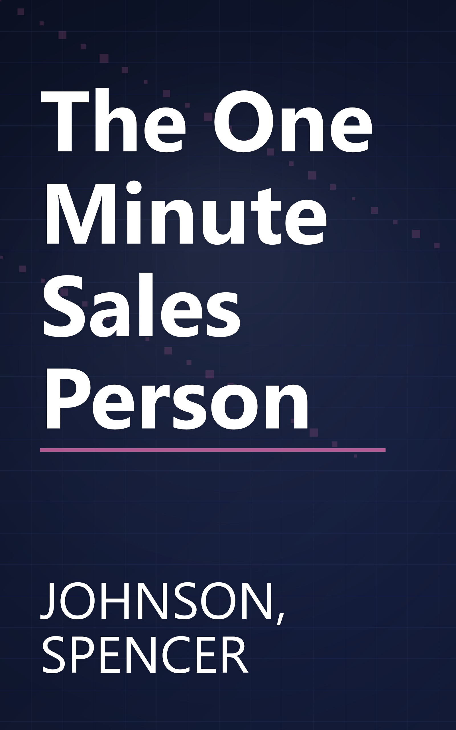 The One Minute Sales Person book cover