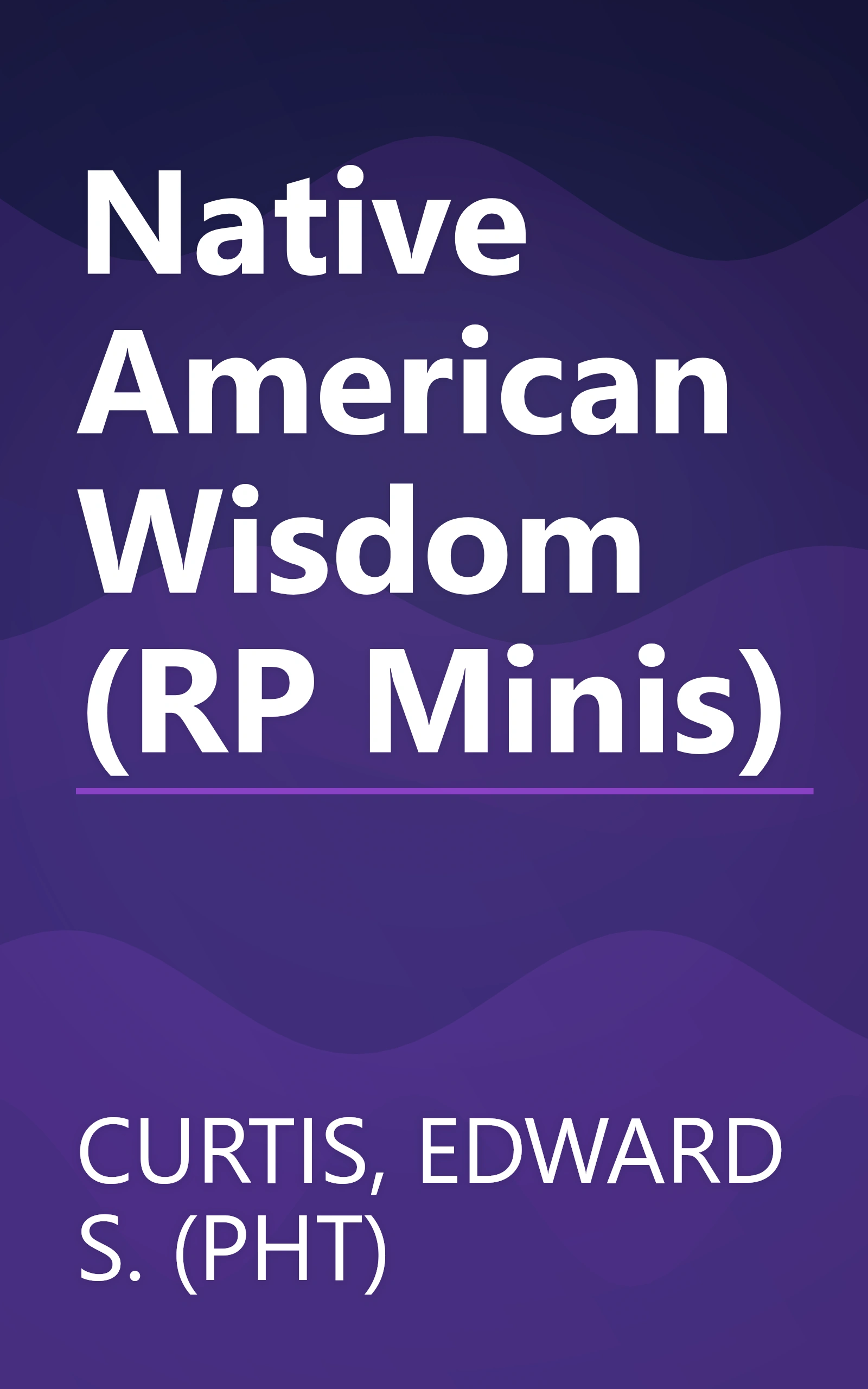 Native American Wisdom (RP Minis) book cover