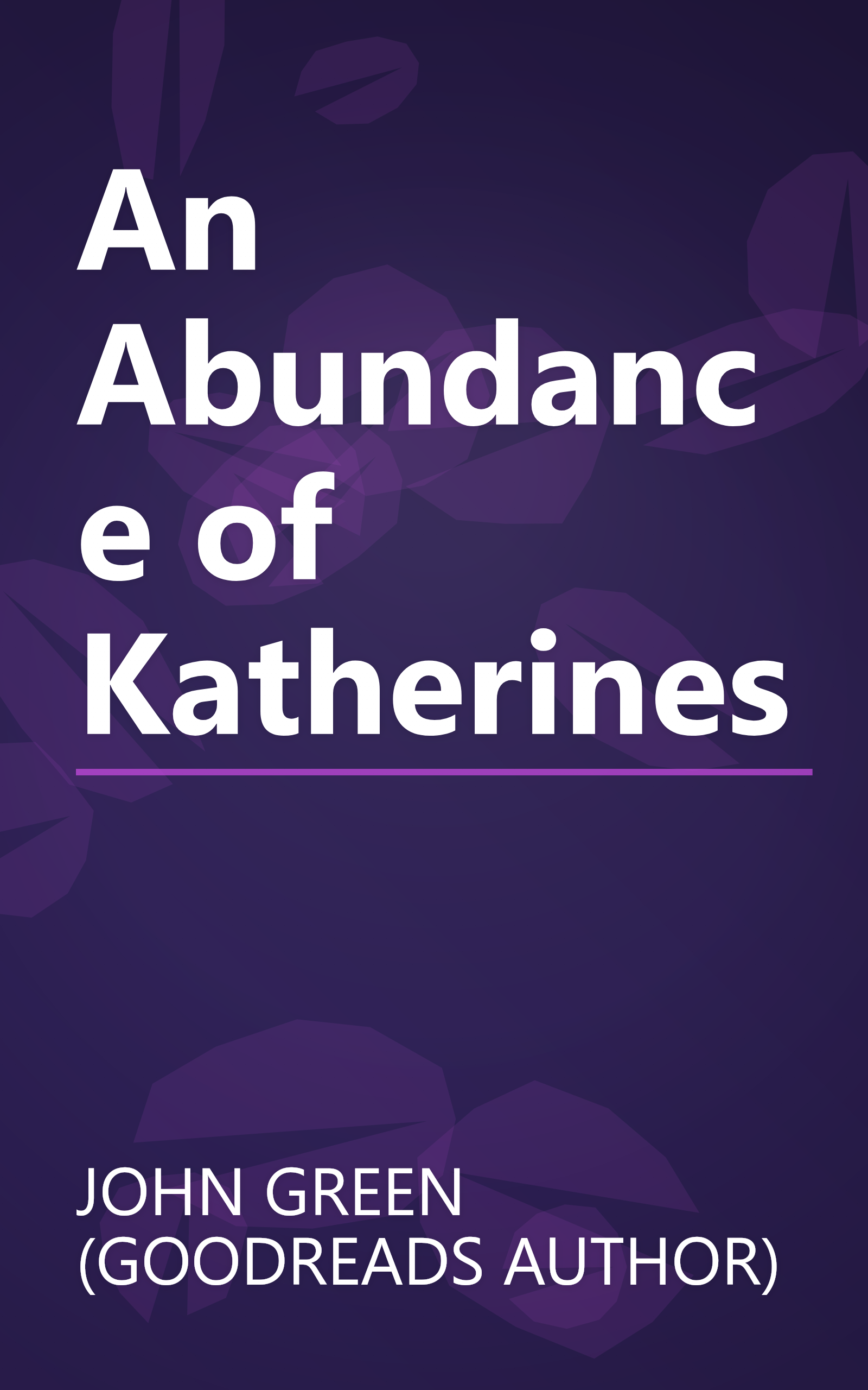 An Abundance of Katherines book cover