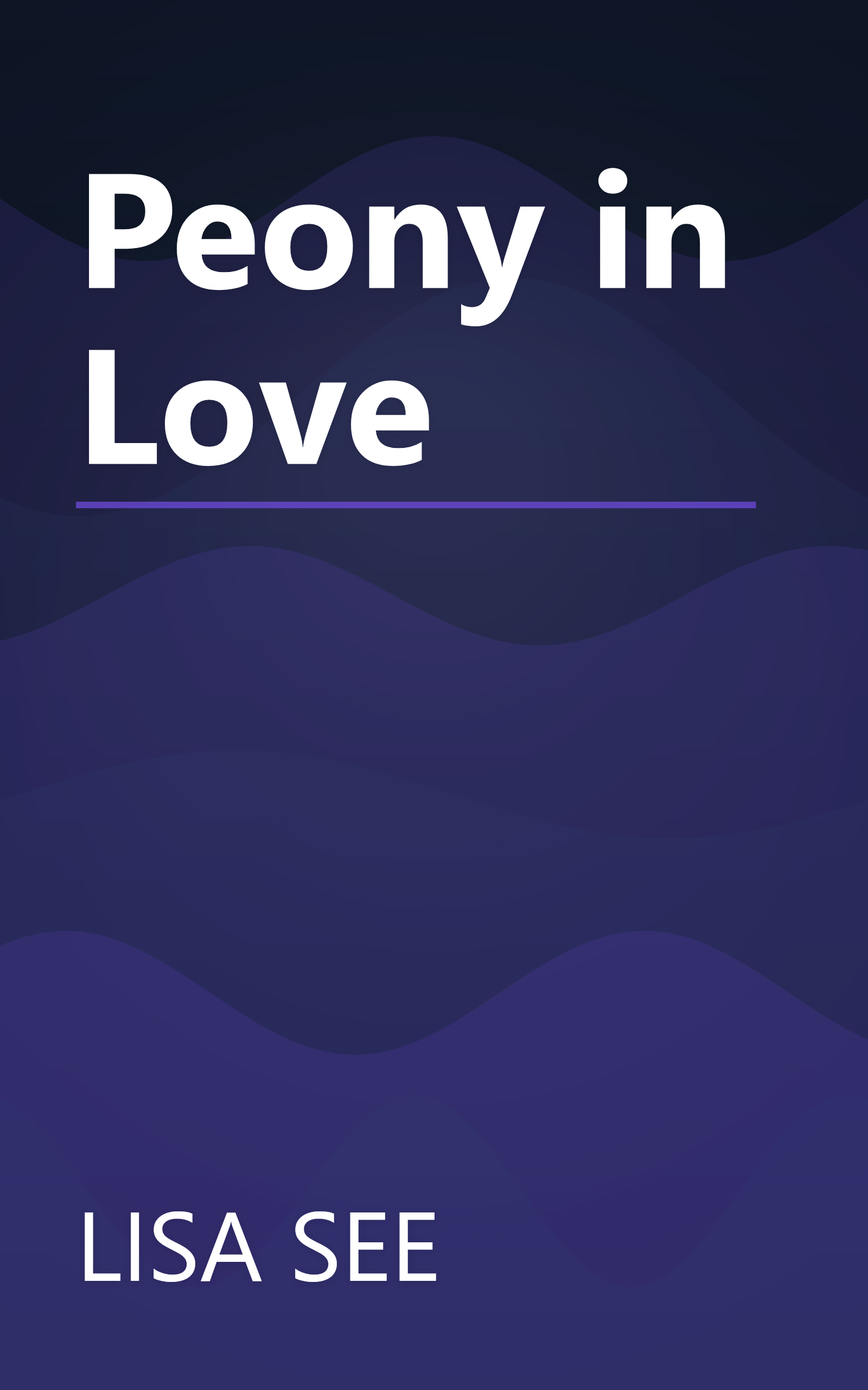 Peony in Love book cover