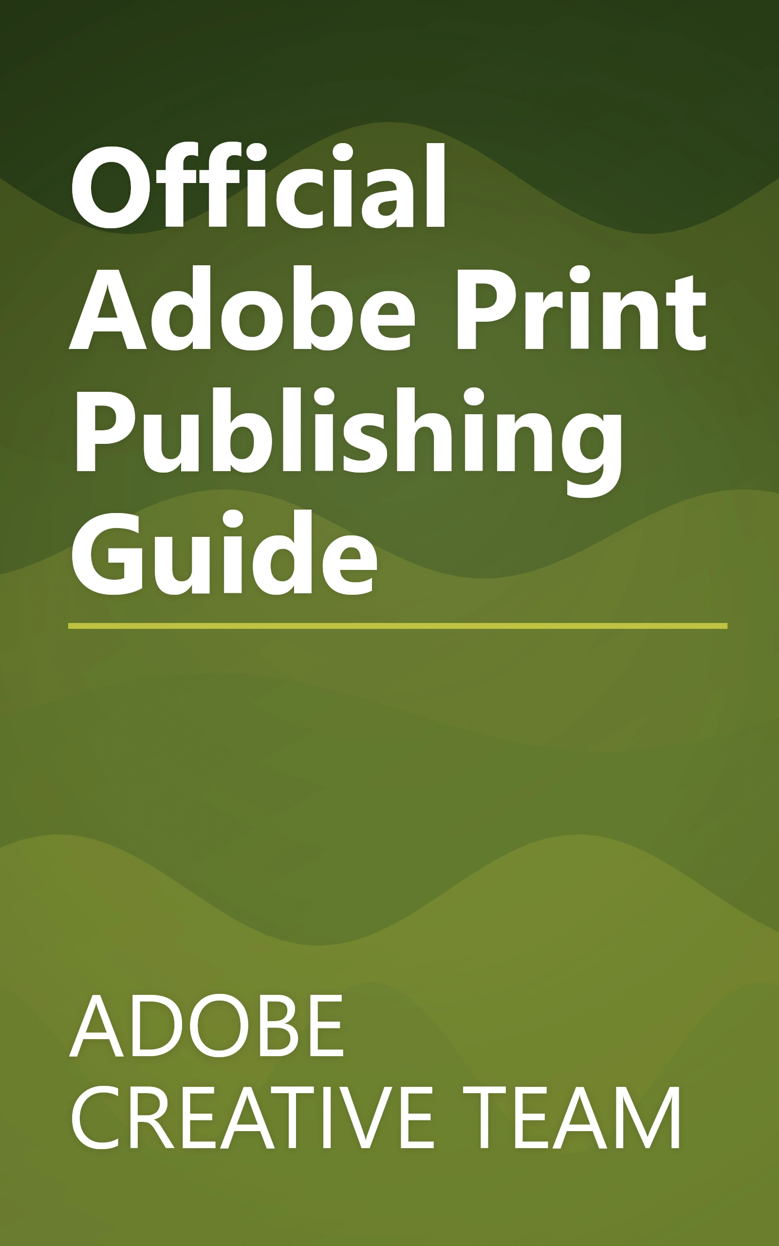Official Adobe Print Publishing Guide book cover