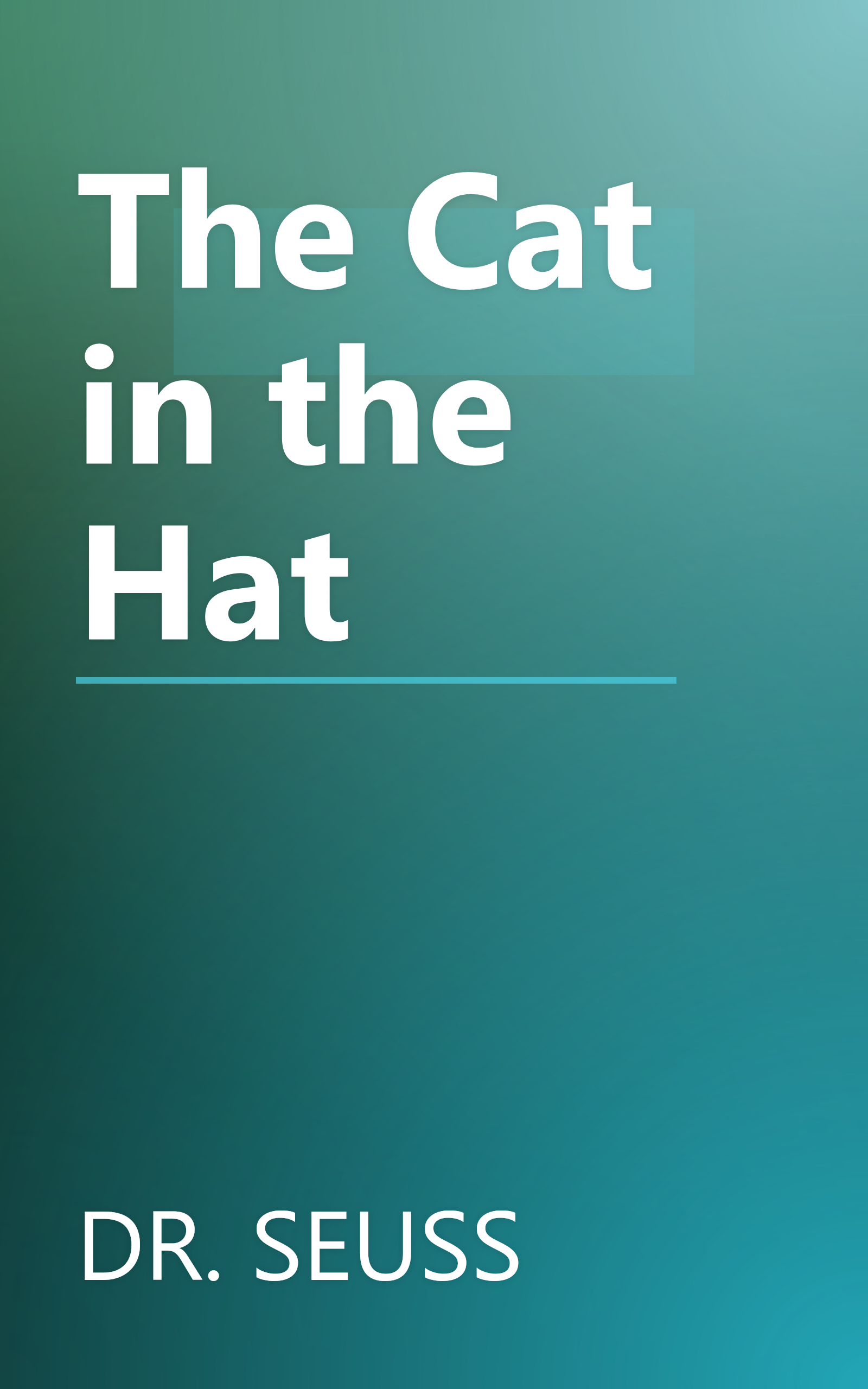 The Cat in the Hat book cover