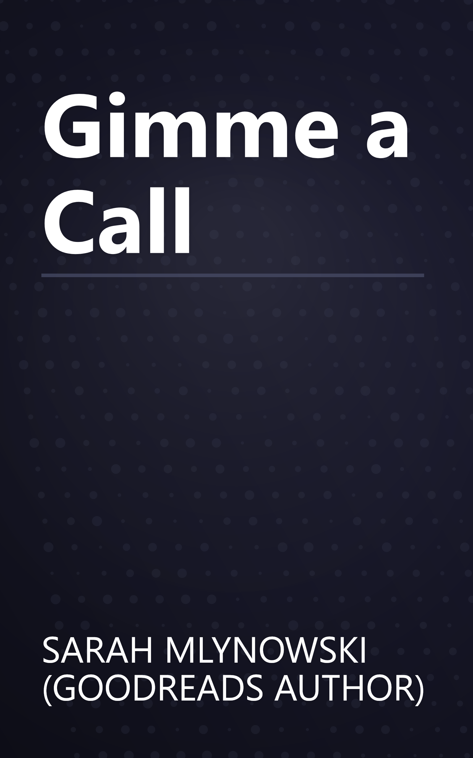 Gimme a Call book cover