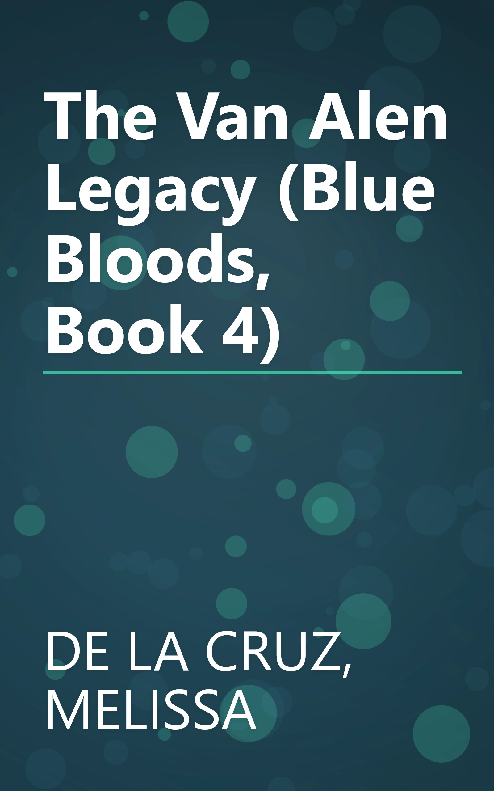 The Van Alen Legacy (Blue Bloods, Book 4) book cover