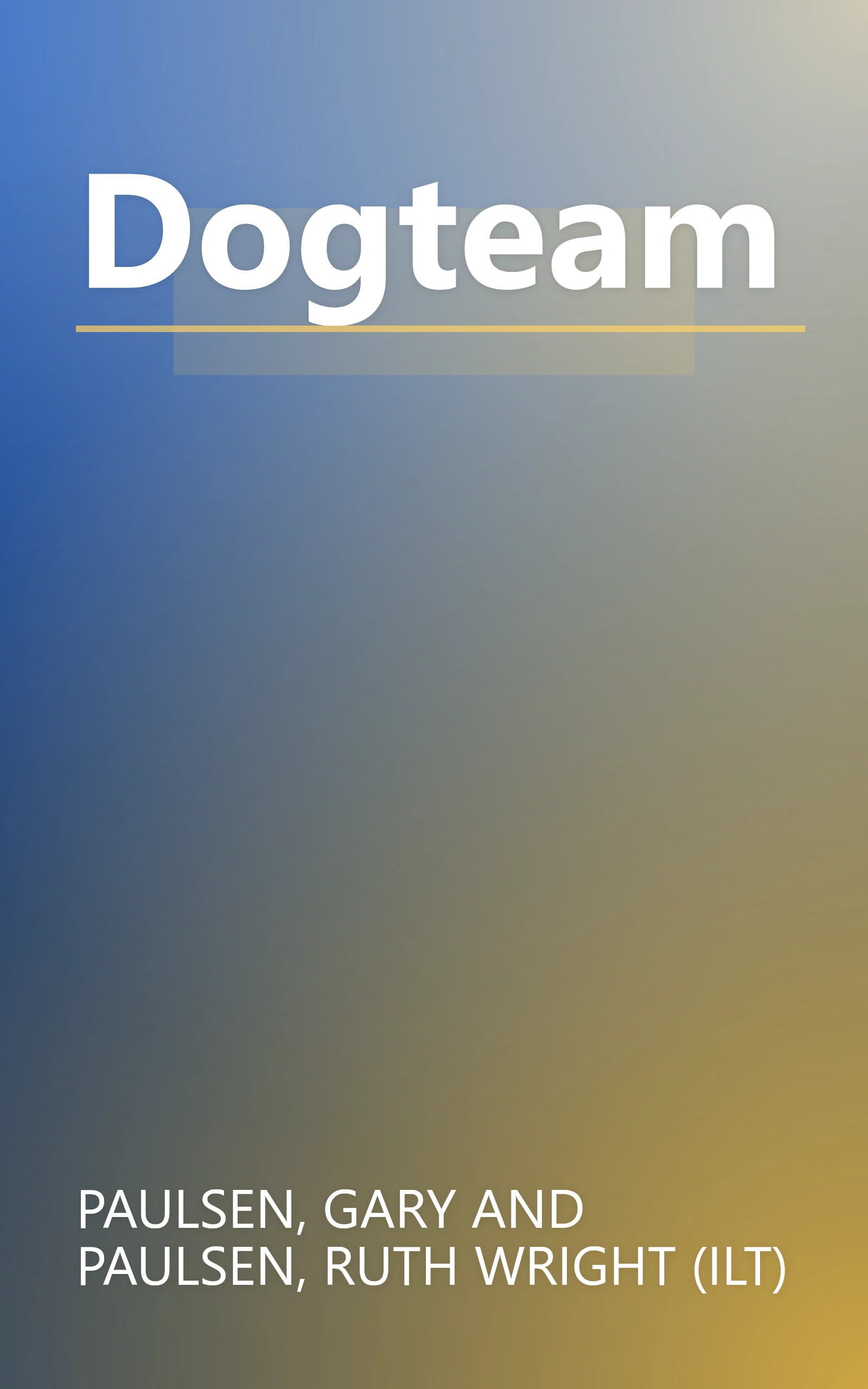 Dogteam book cover