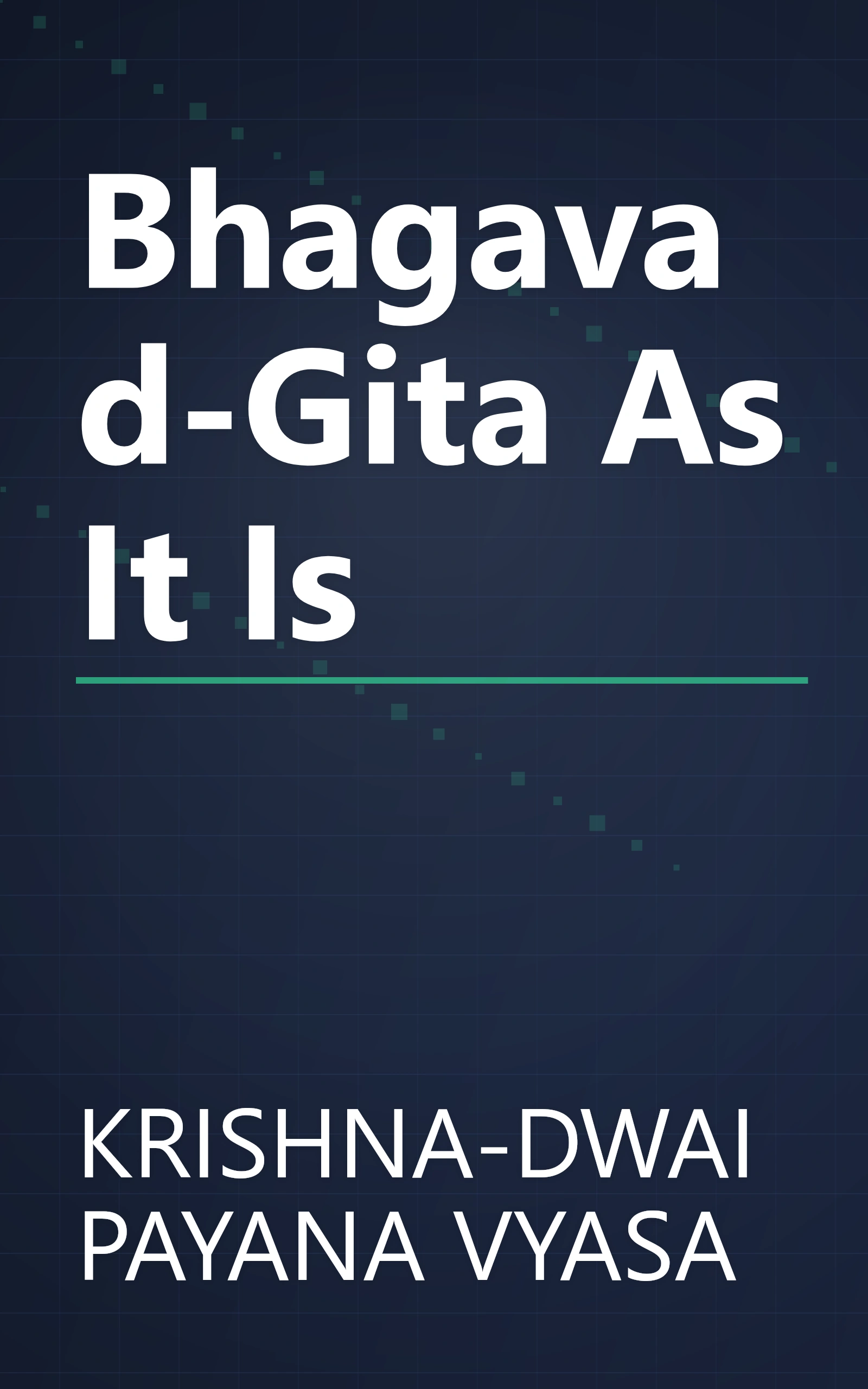 Bhagavad-Gita As It Is book cover