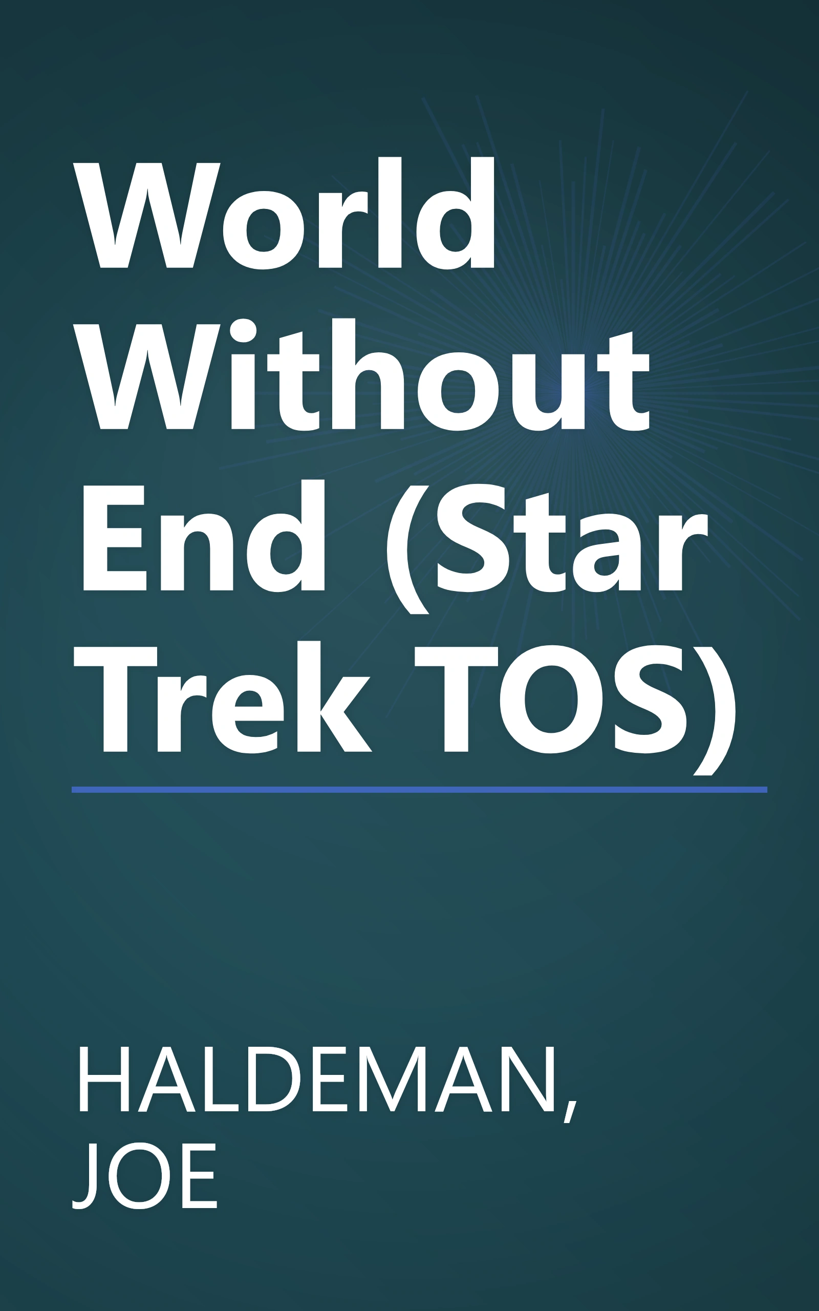 World Without End (Star Trek TOS) book cover