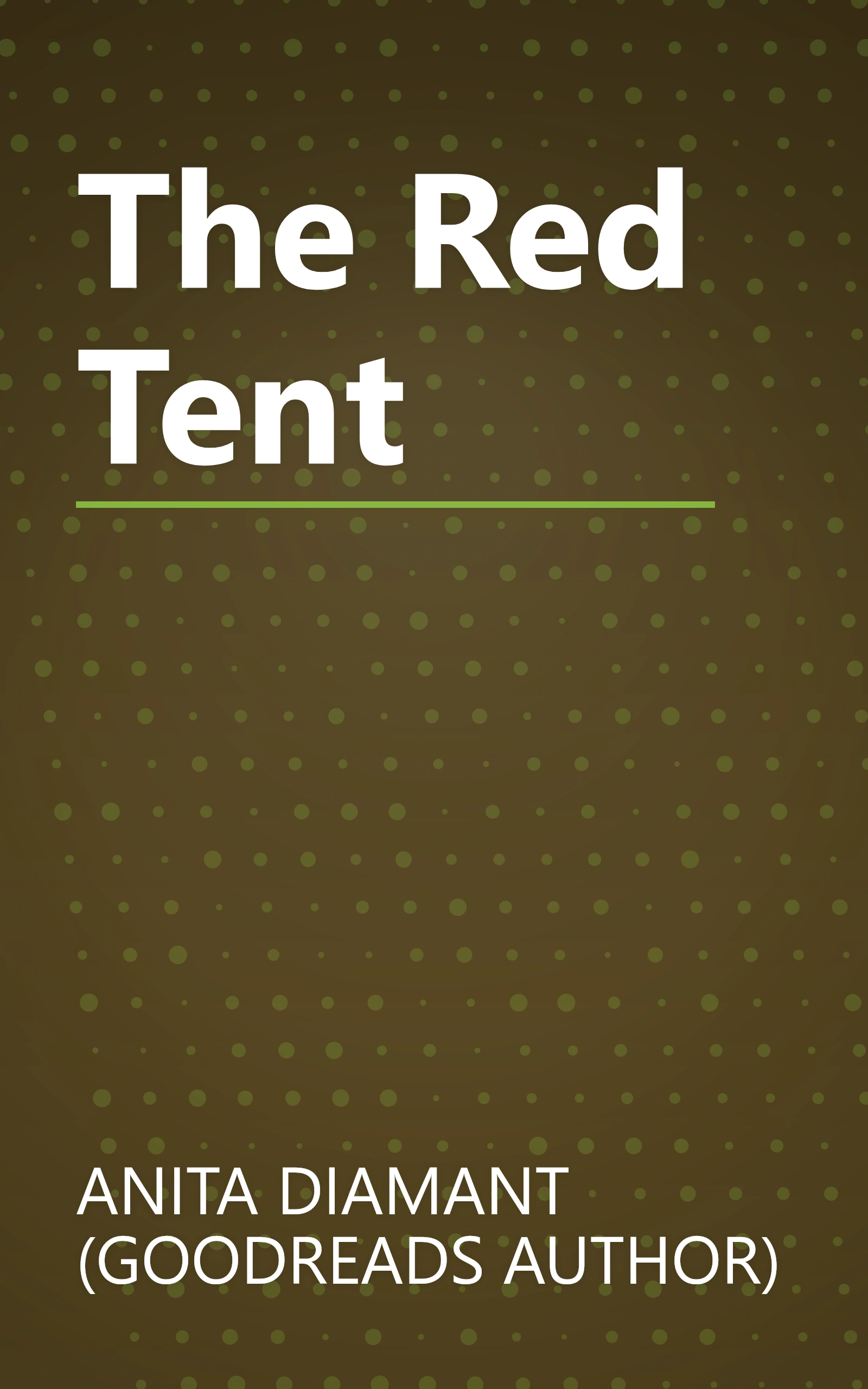 The Red Tent book cover