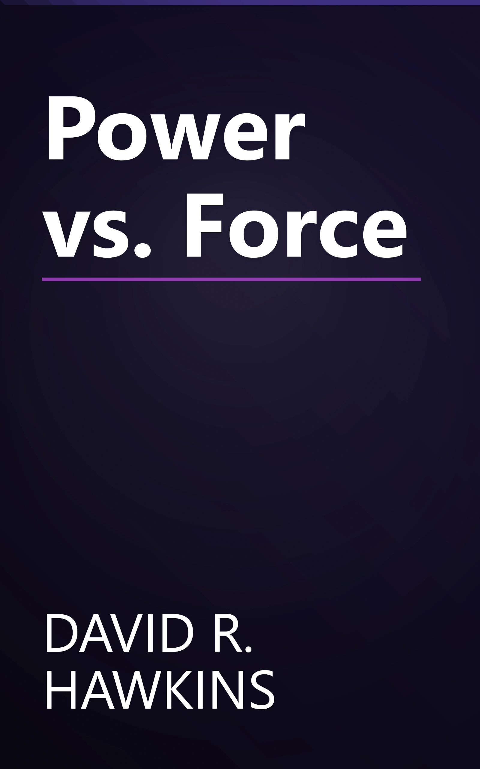 Power vs. Force book cover
