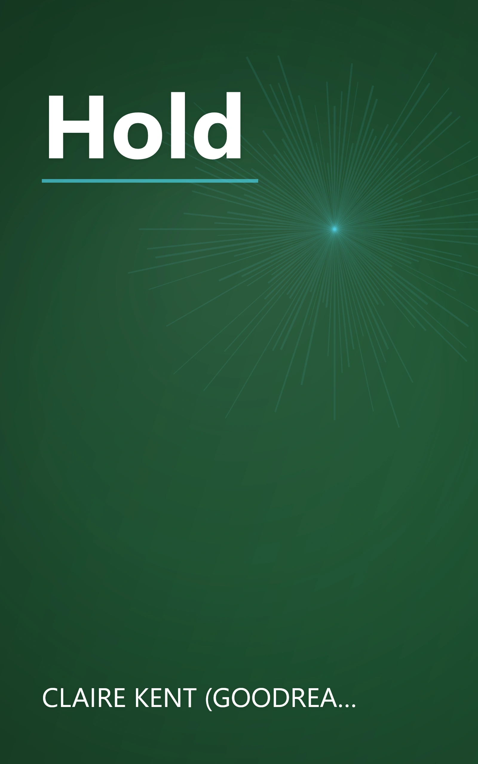 Hold book cover