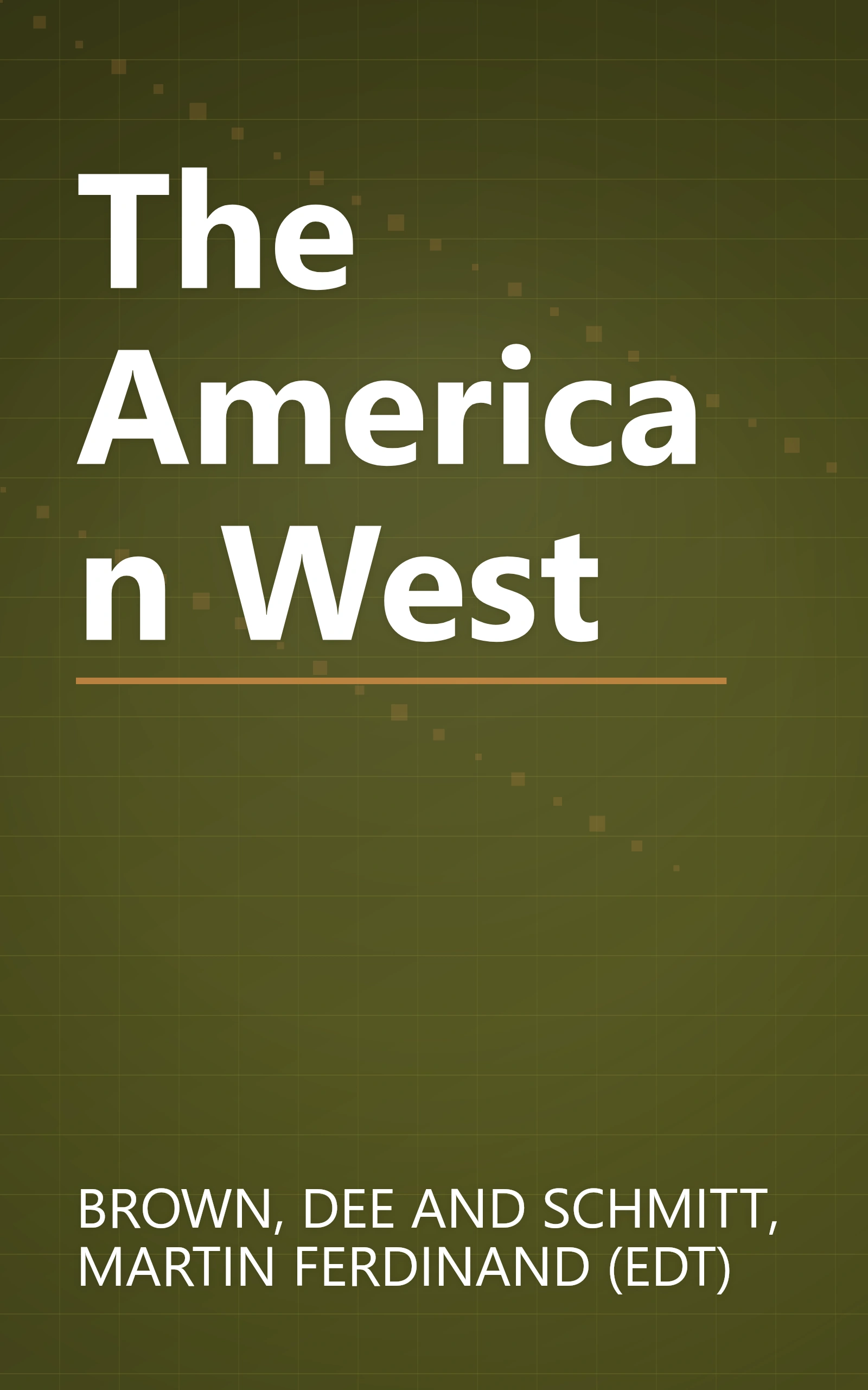 The American West book cover