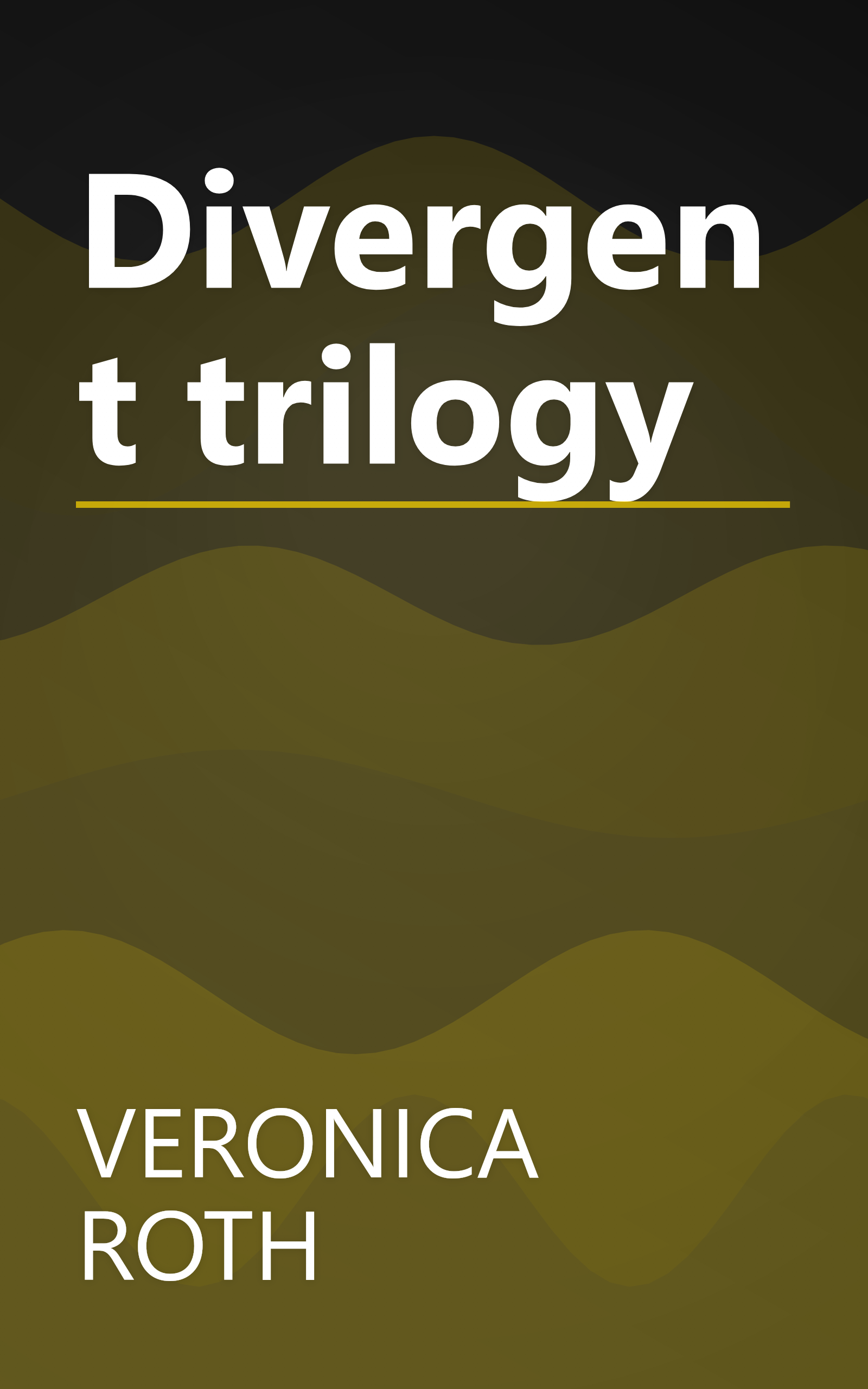Divergent trilogy book cover