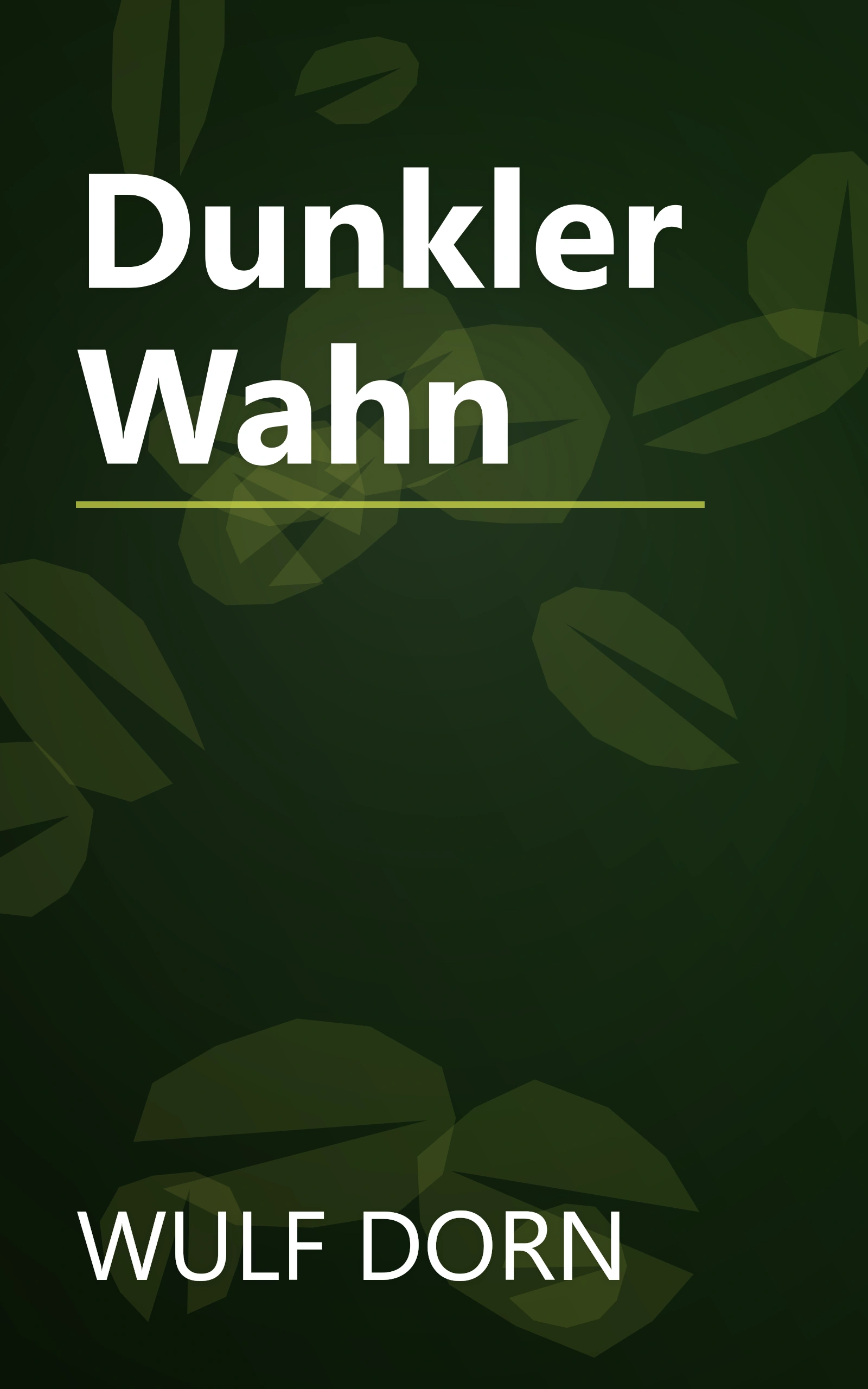 Dunkler Wahn book cover