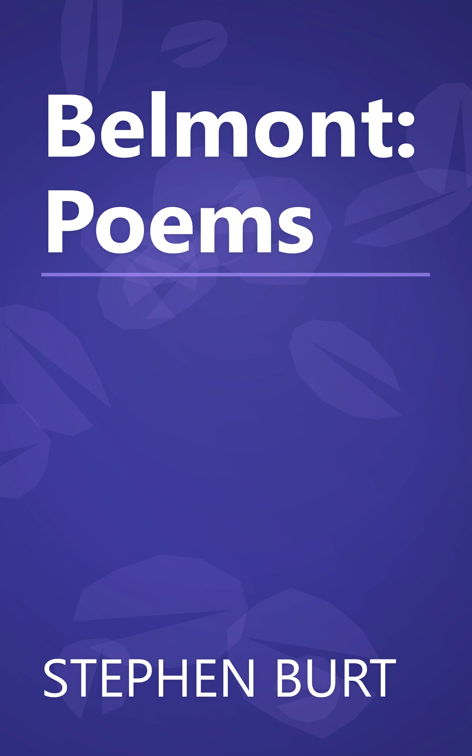 Belmont: Poems book cover