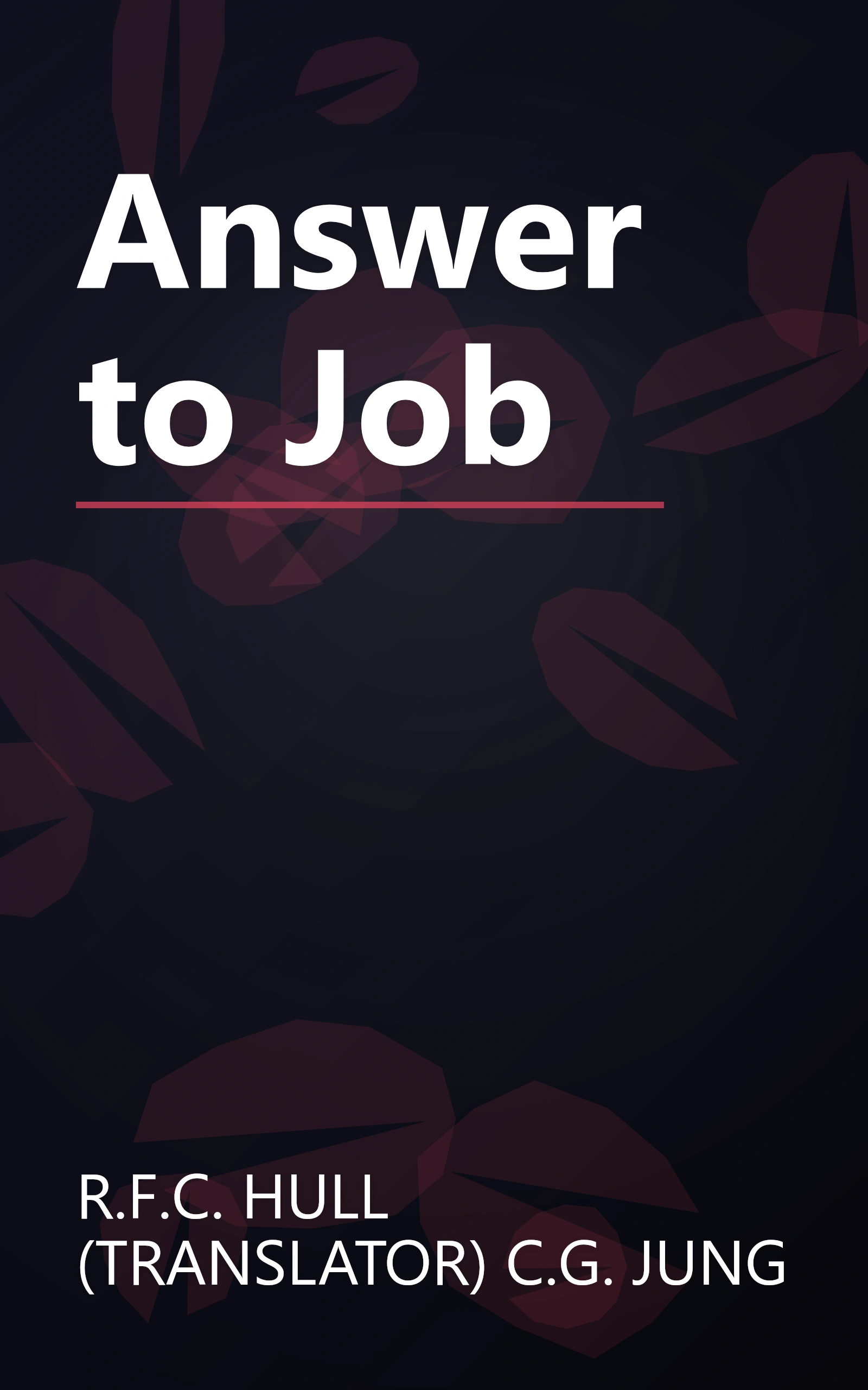 Answer to Job book cover
