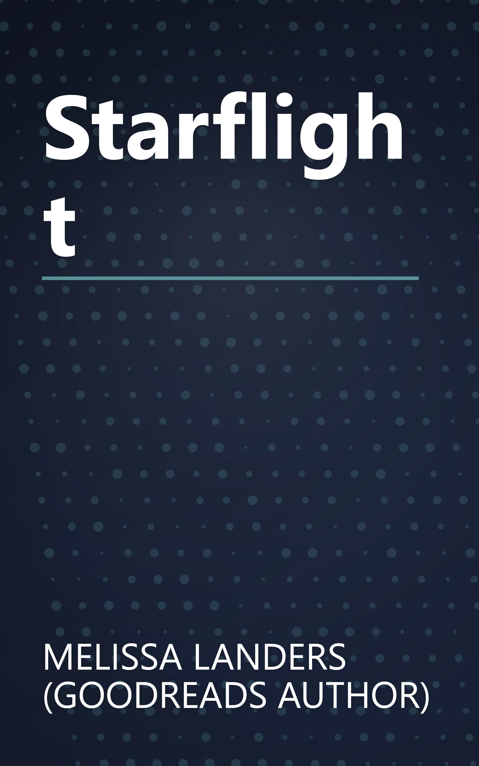 Starflight book cover