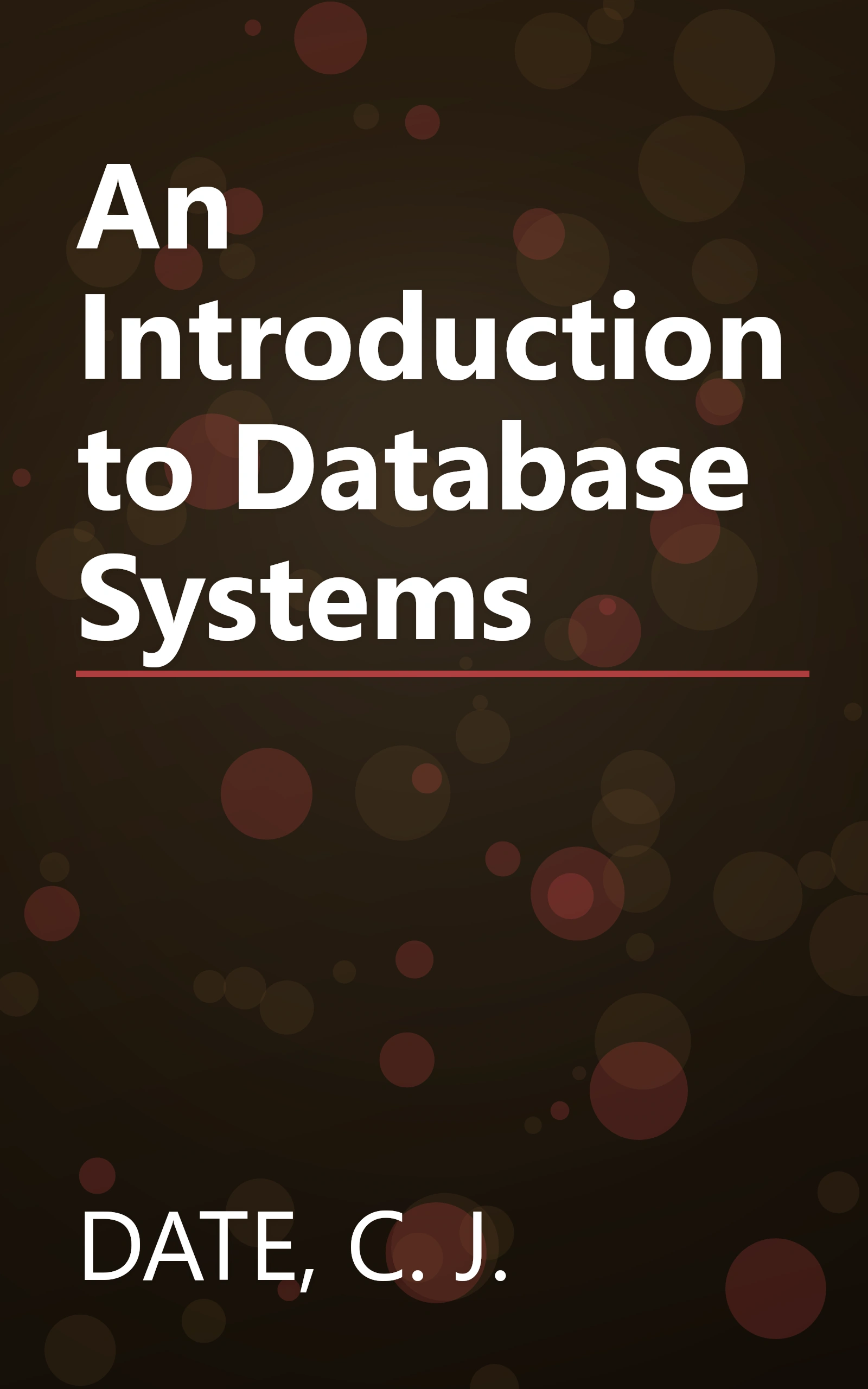 An Introduction to Database Systems book cover
