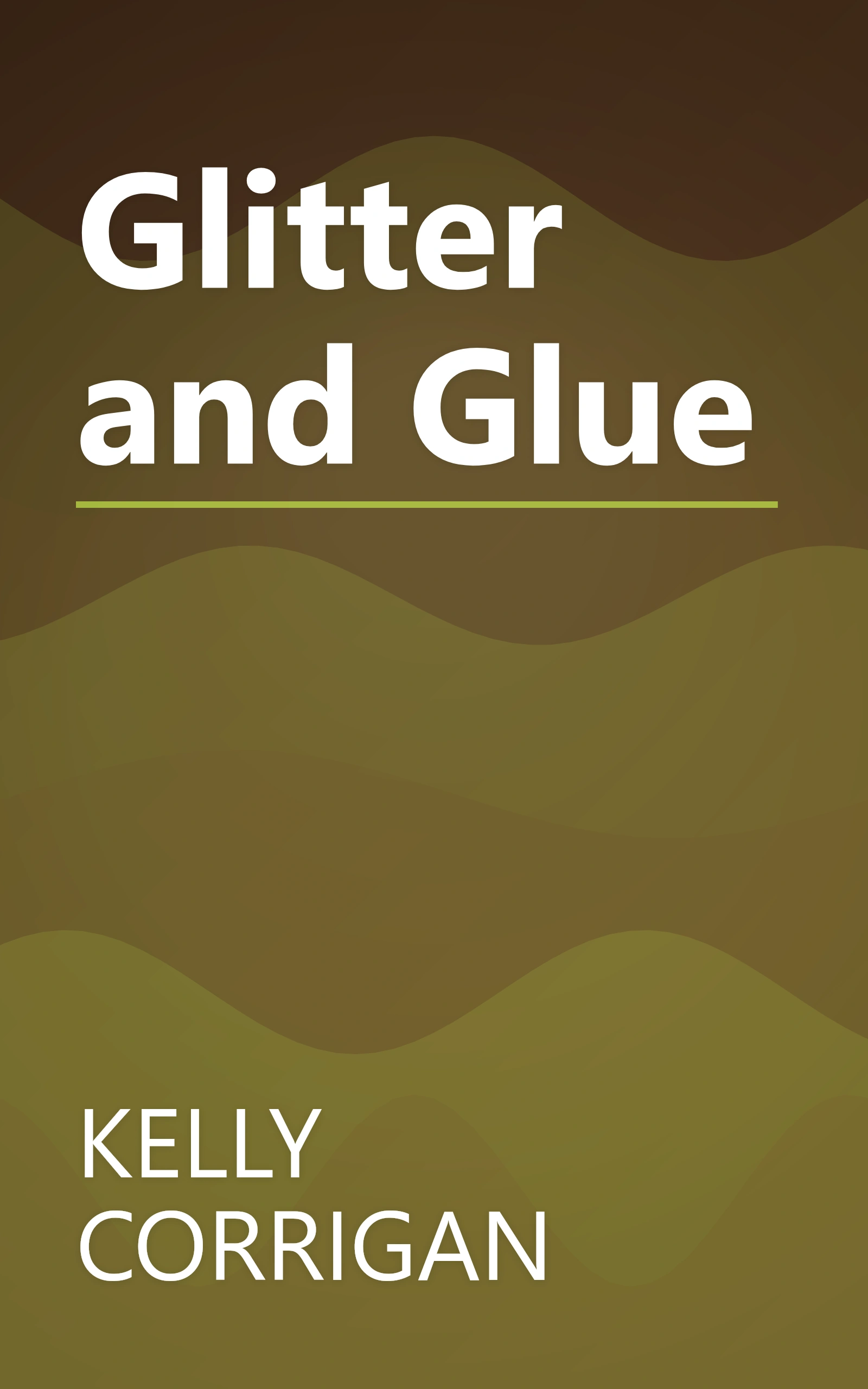 Glitter and Glue book cover
