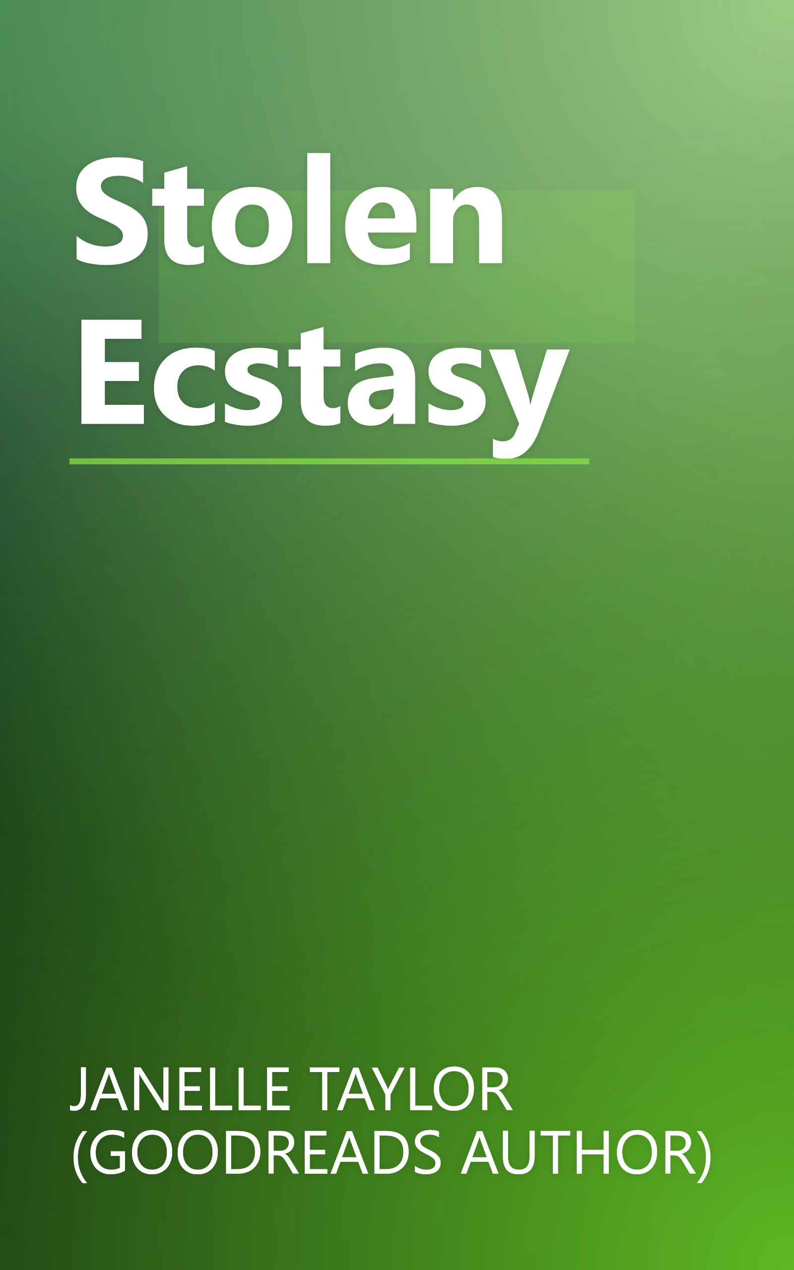 Stolen Ecstasy book cover