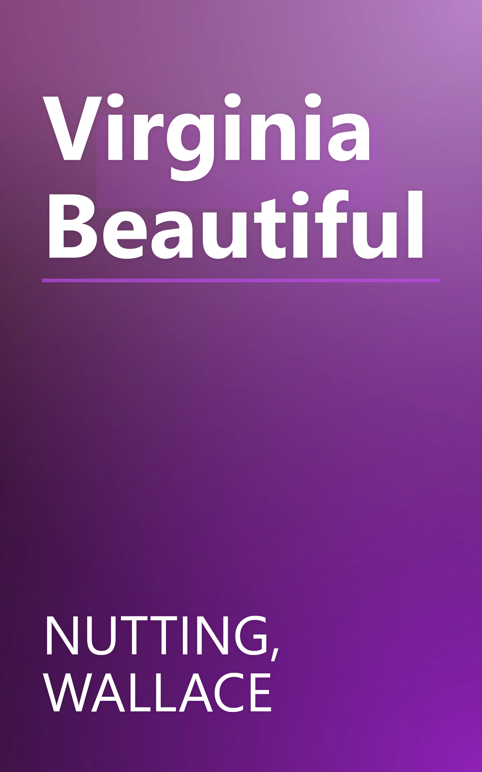 Virginia Beautiful book cover