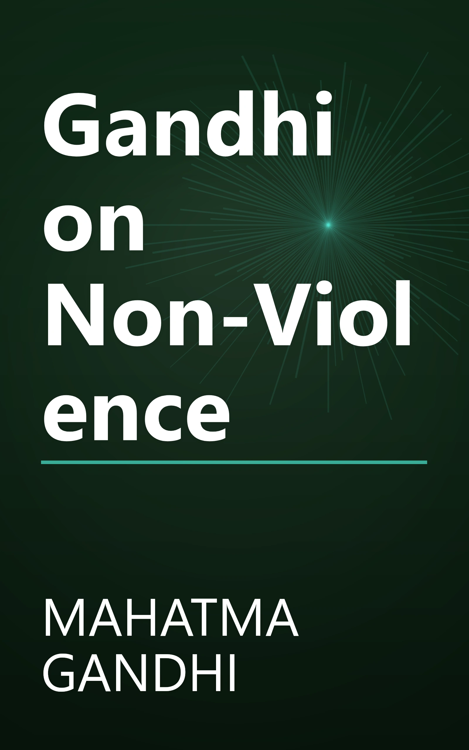 Gandhi on Non-Violence book cover