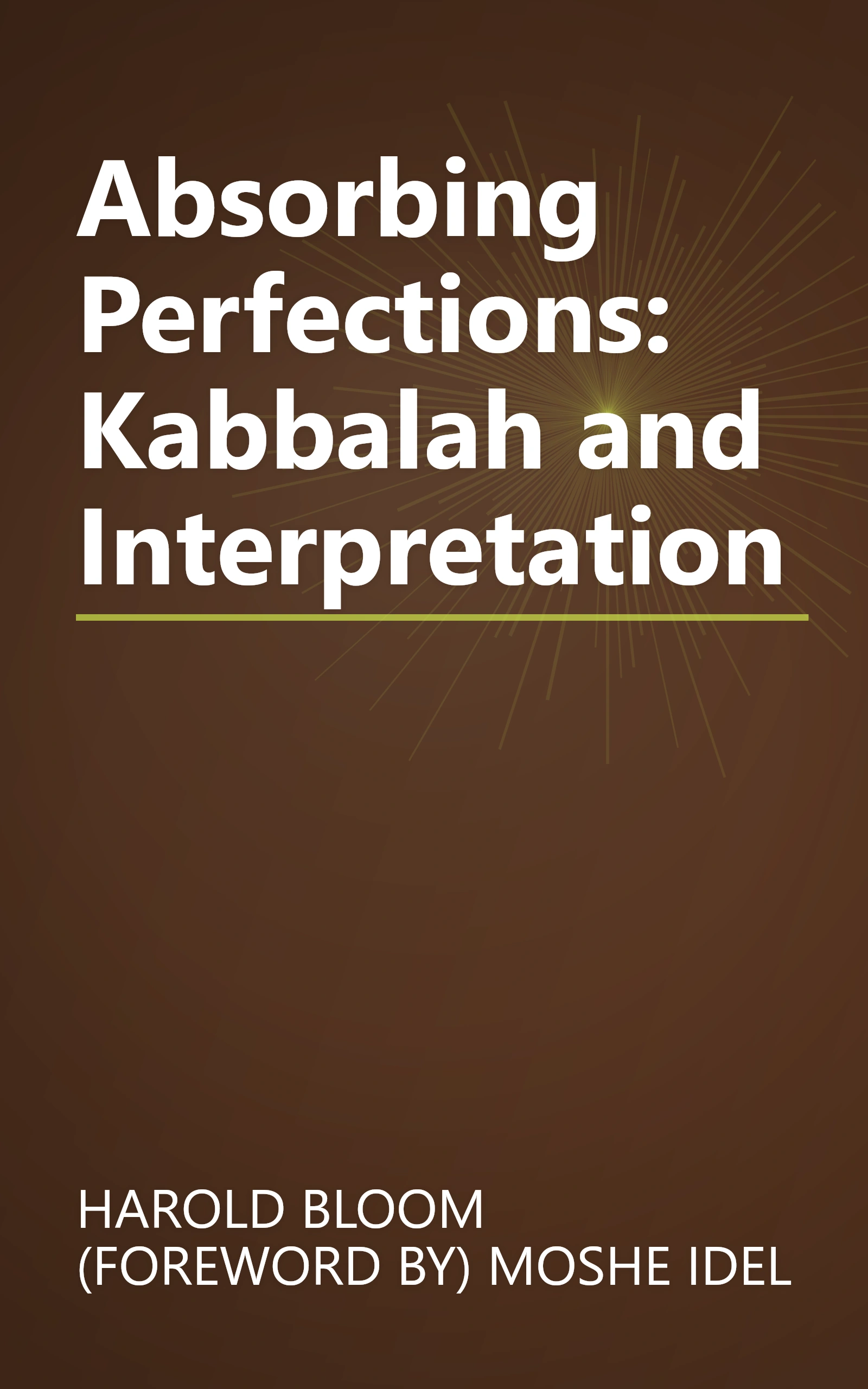 Absorbing Perfections: Kabbalah and Interpretation book cover