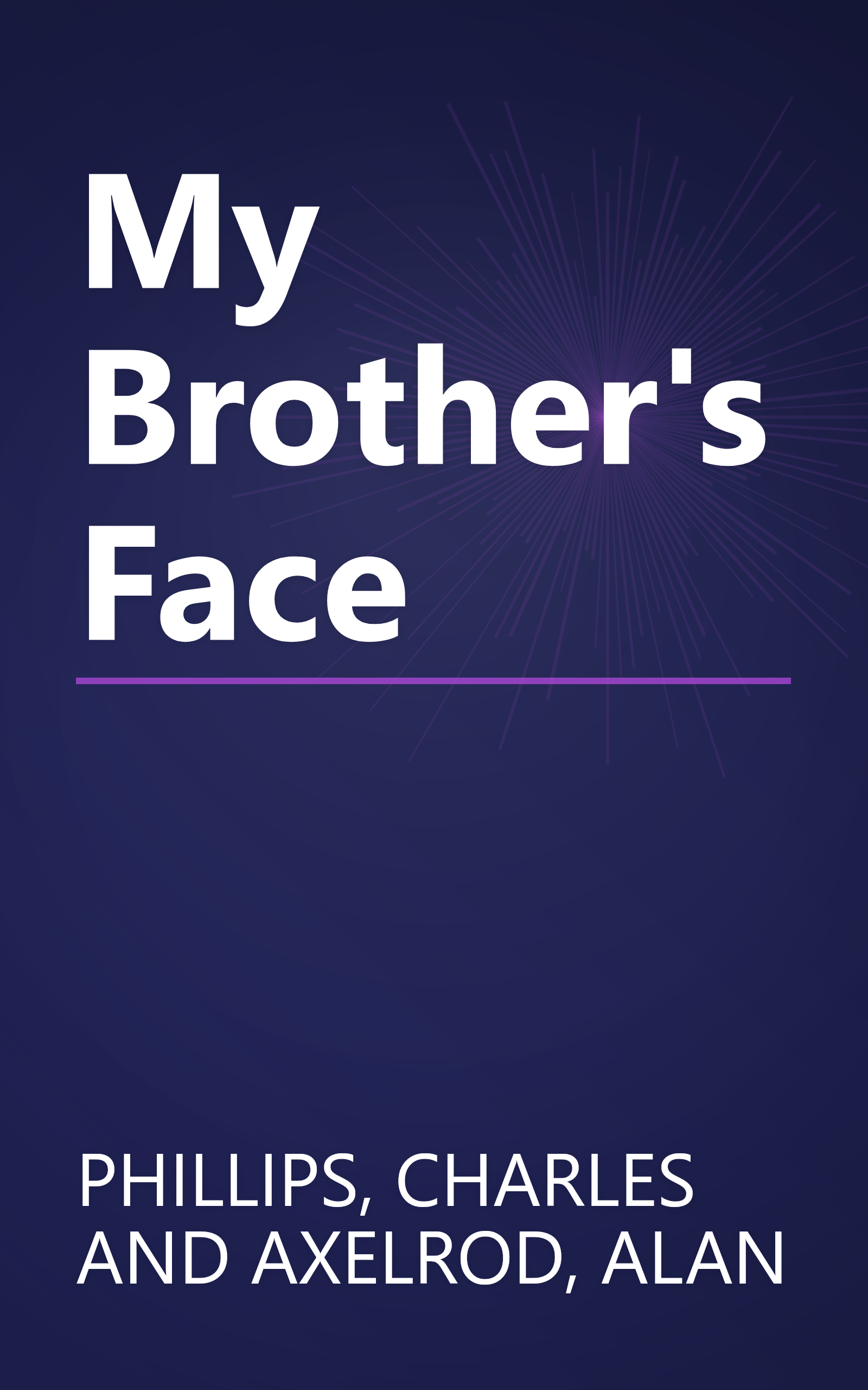 My Brother's Face book cover