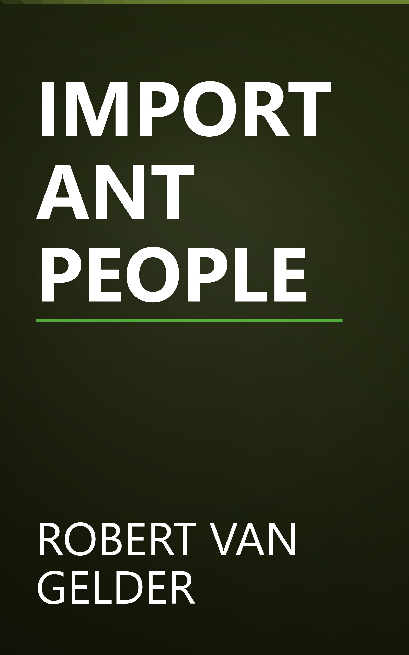 IMPORTANT PEOPLE book cover