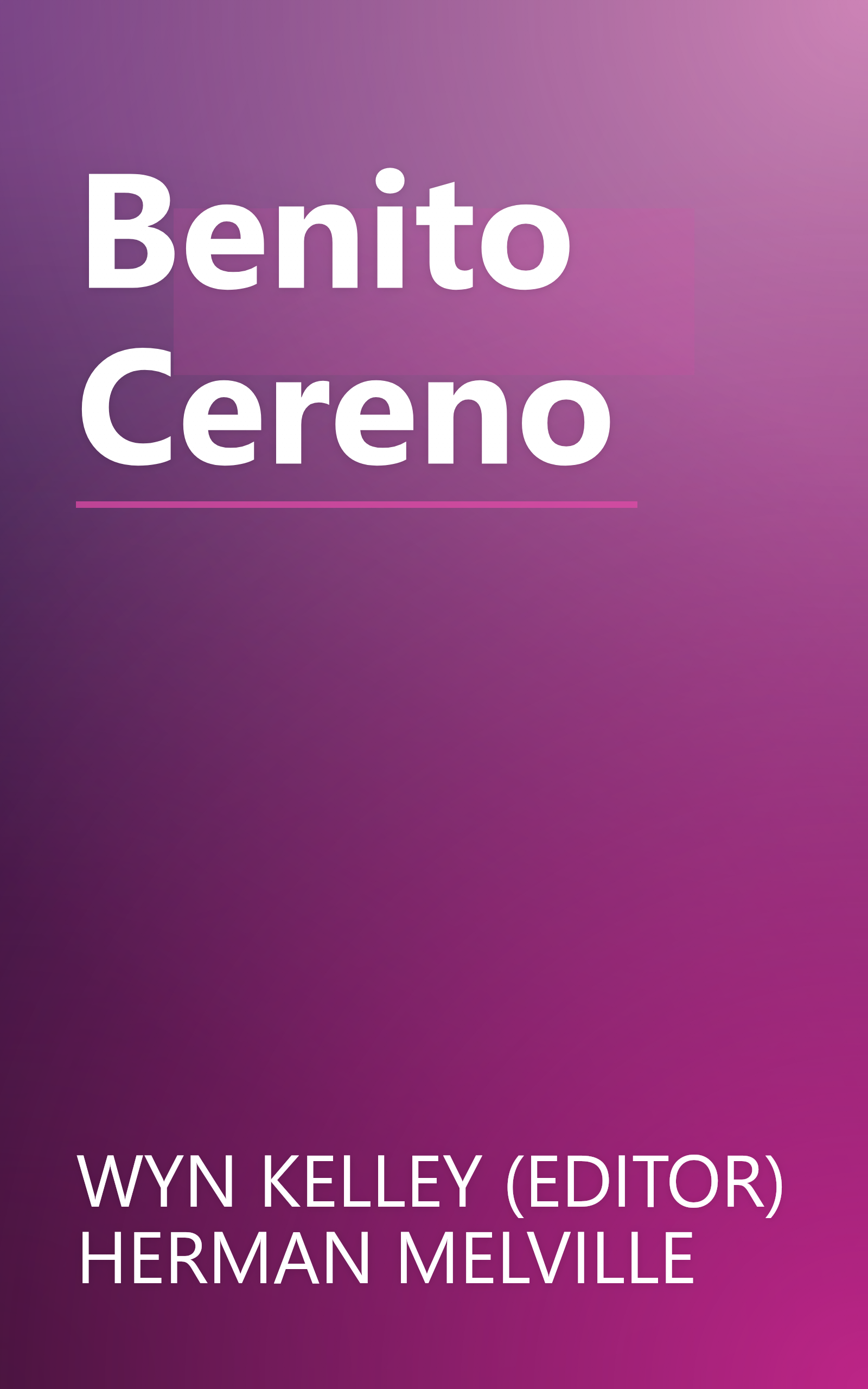 Benito Cereno book cover