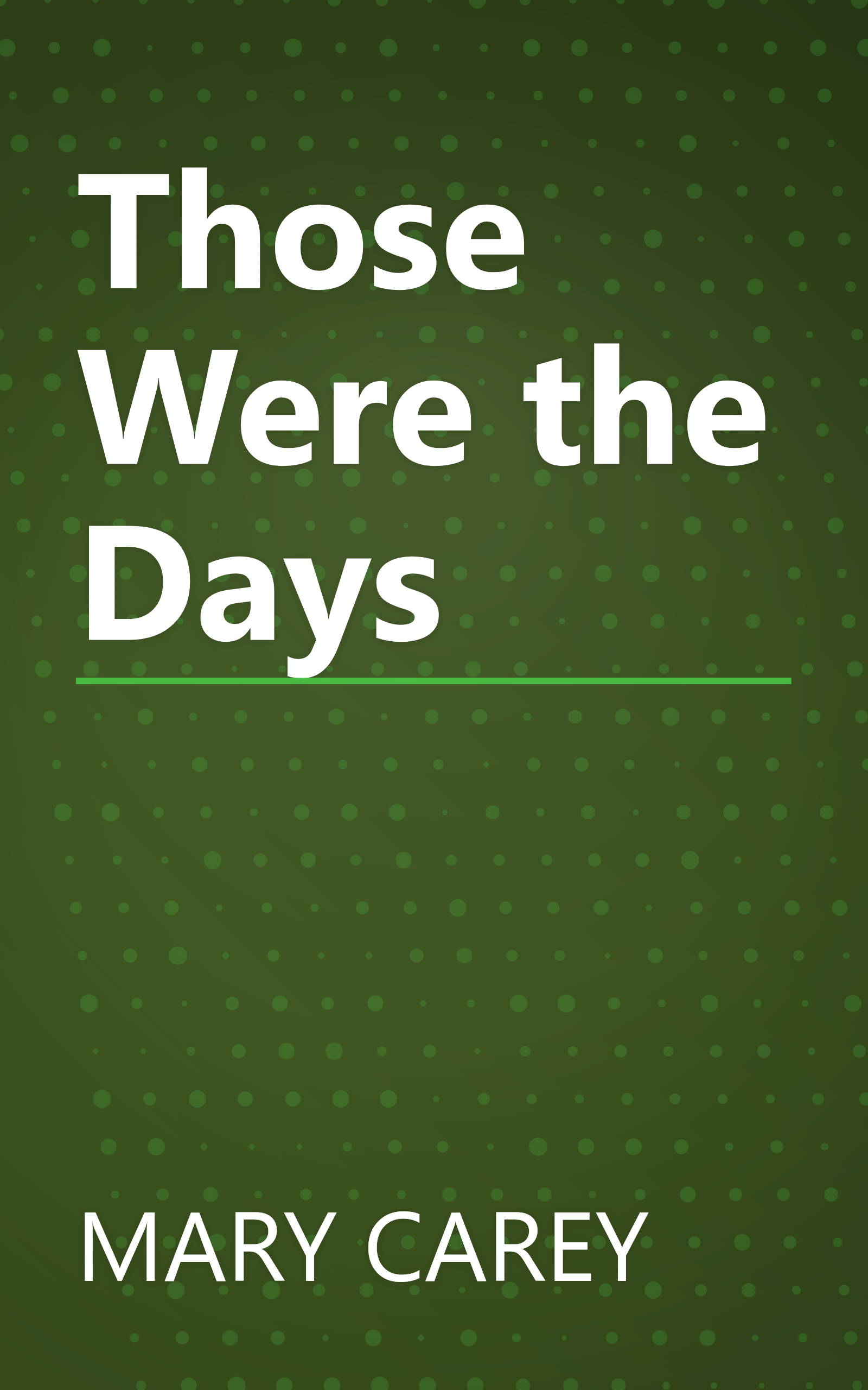 Those Were the Days book cover