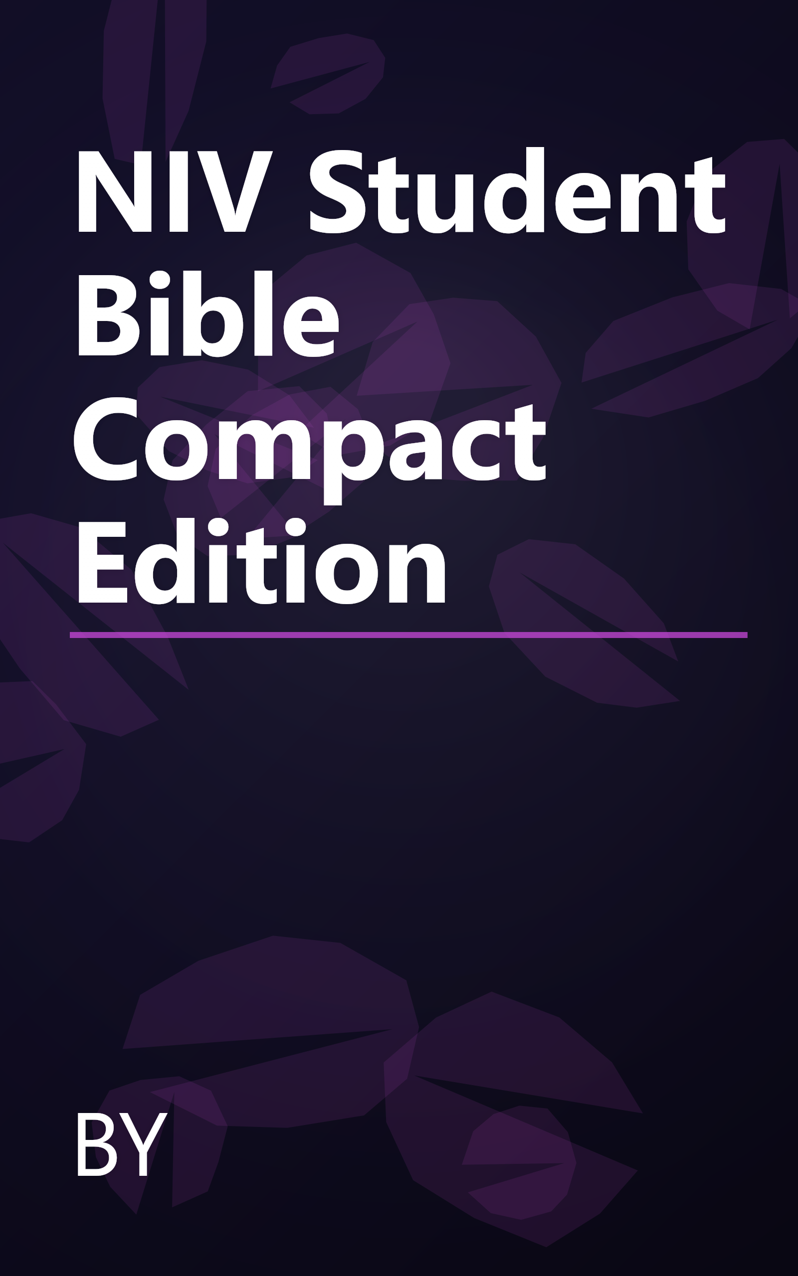 NIV Student Bible Compact Edition book cover