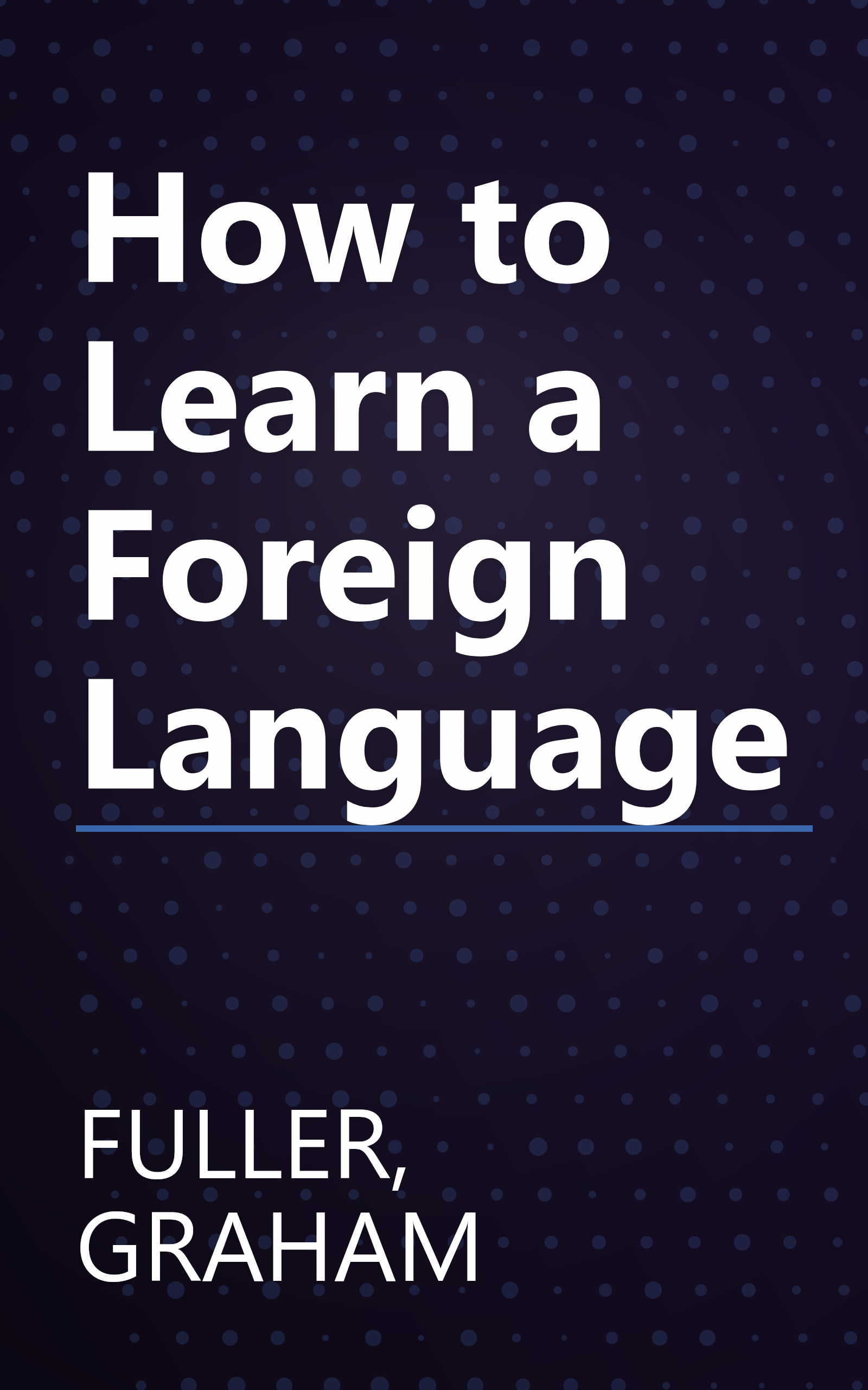 How to Learn a Foreign Language book cover