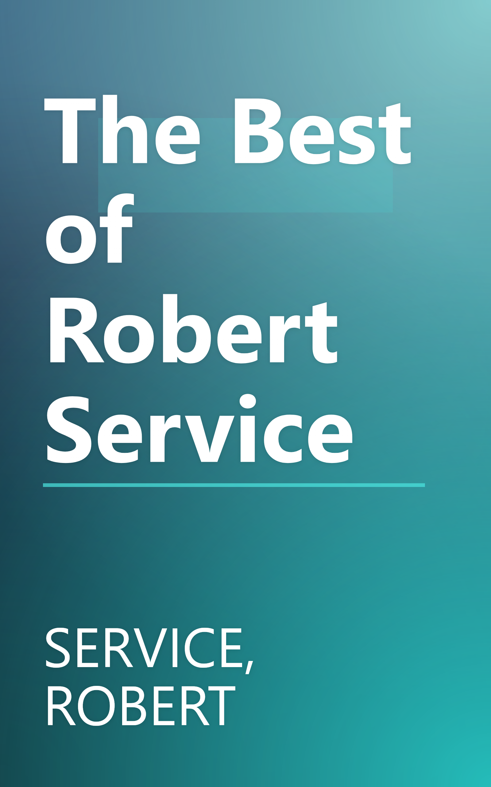 The Best of Robert Service book cover