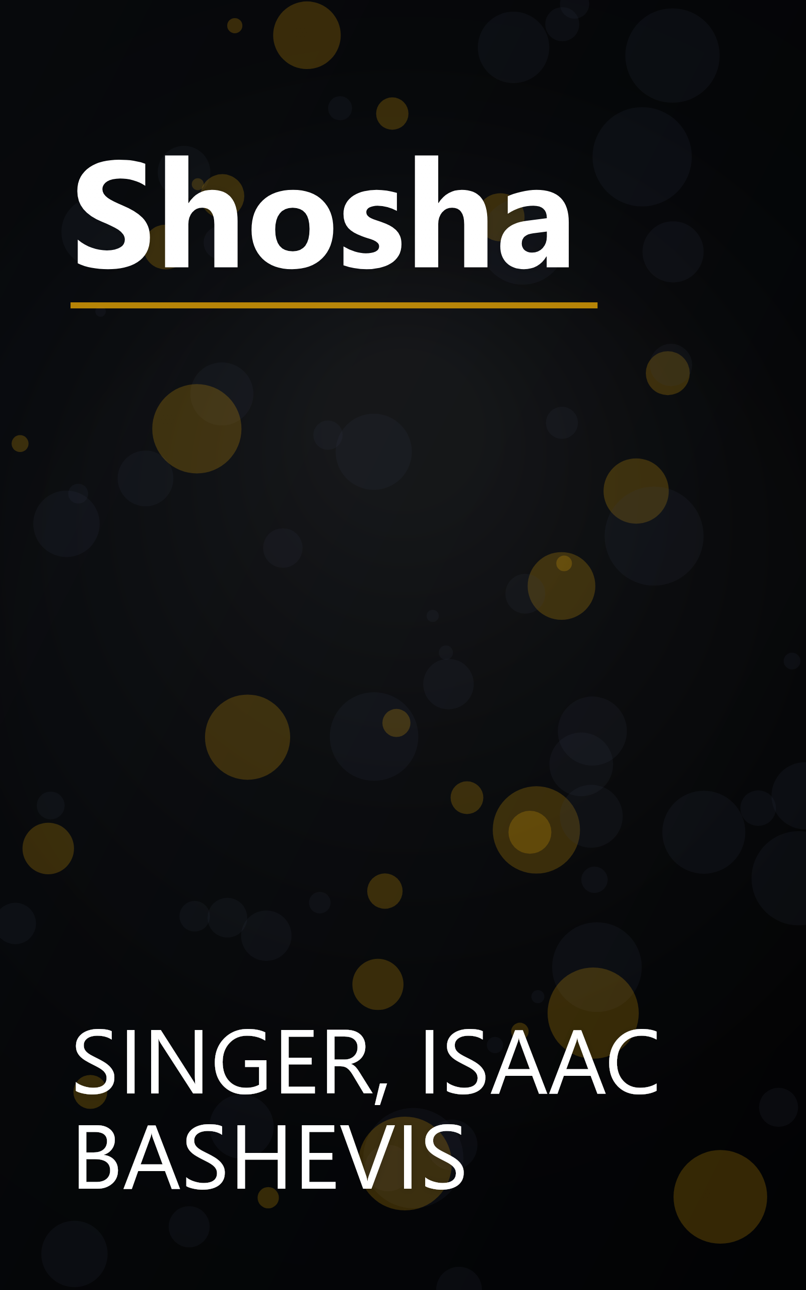 Shosha book cover