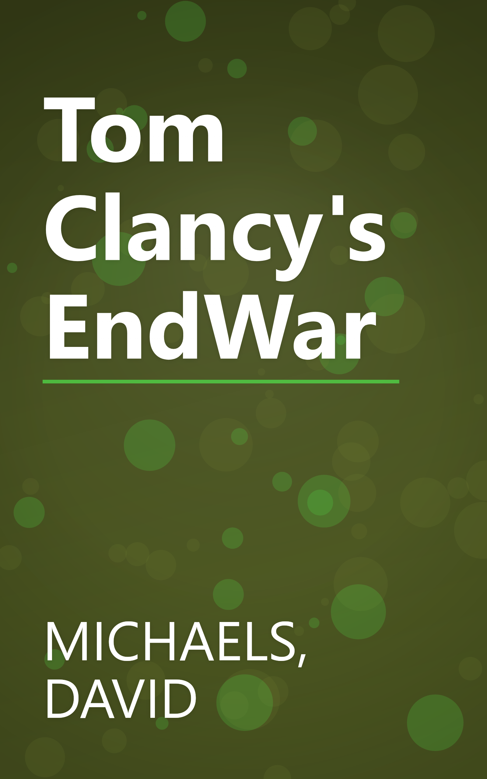 Tom Clancy's EndWar book cover