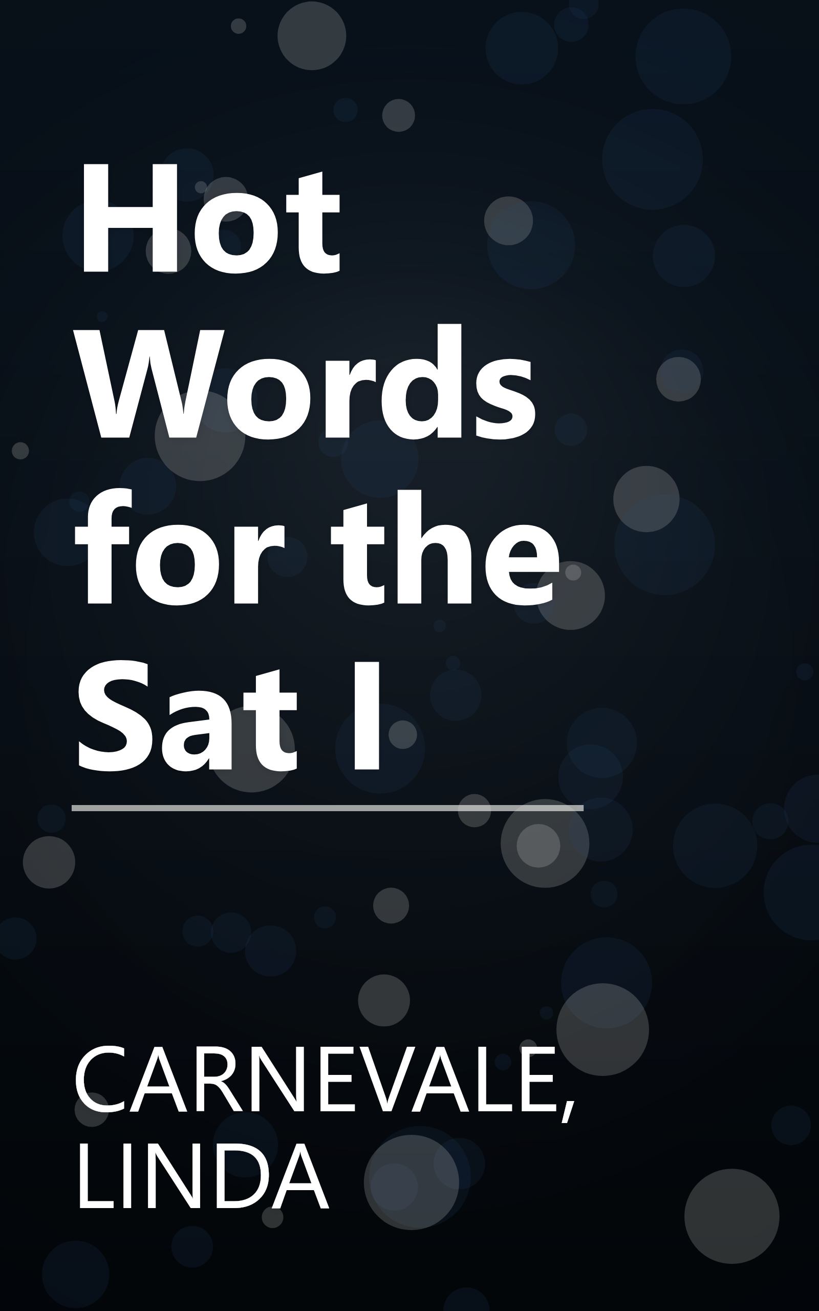 Hot Words for the Sat I book cover