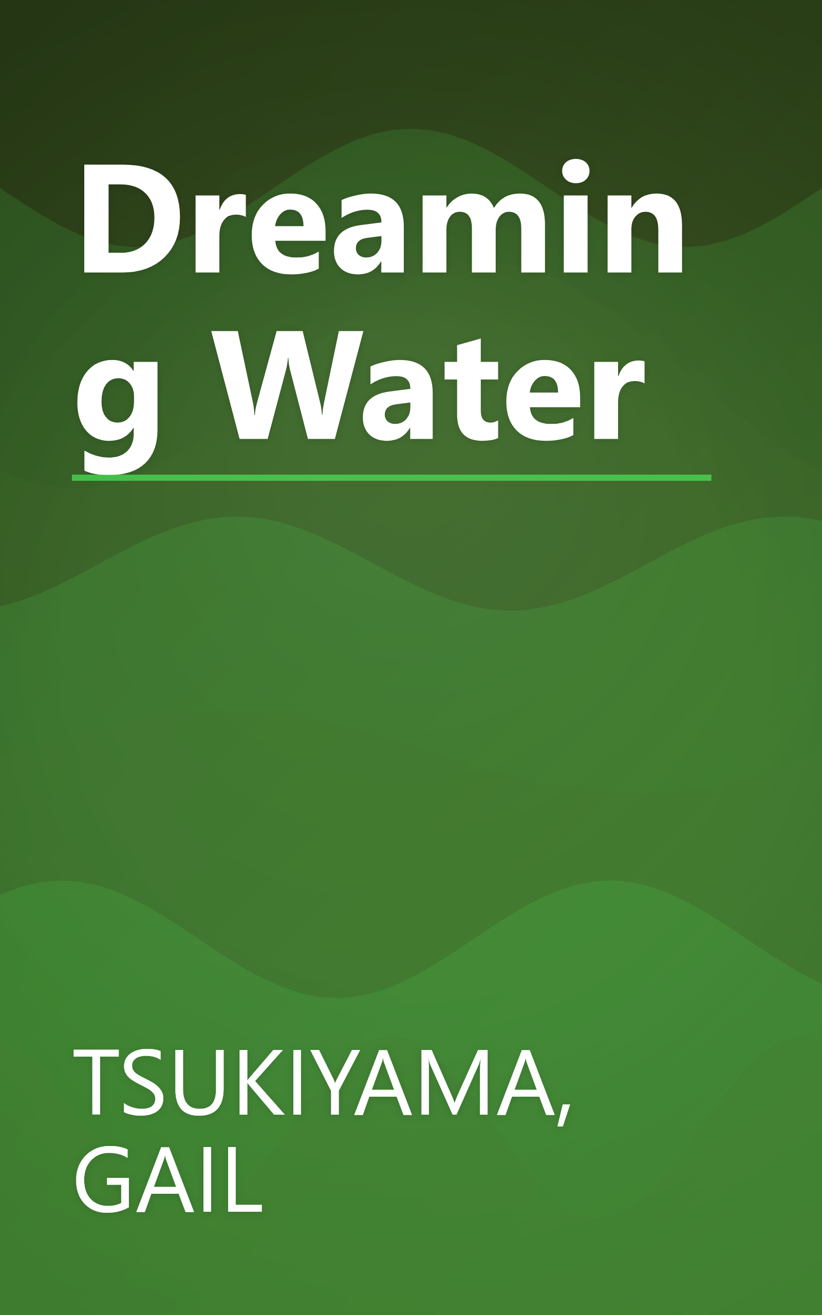 Dreaming Water book cover