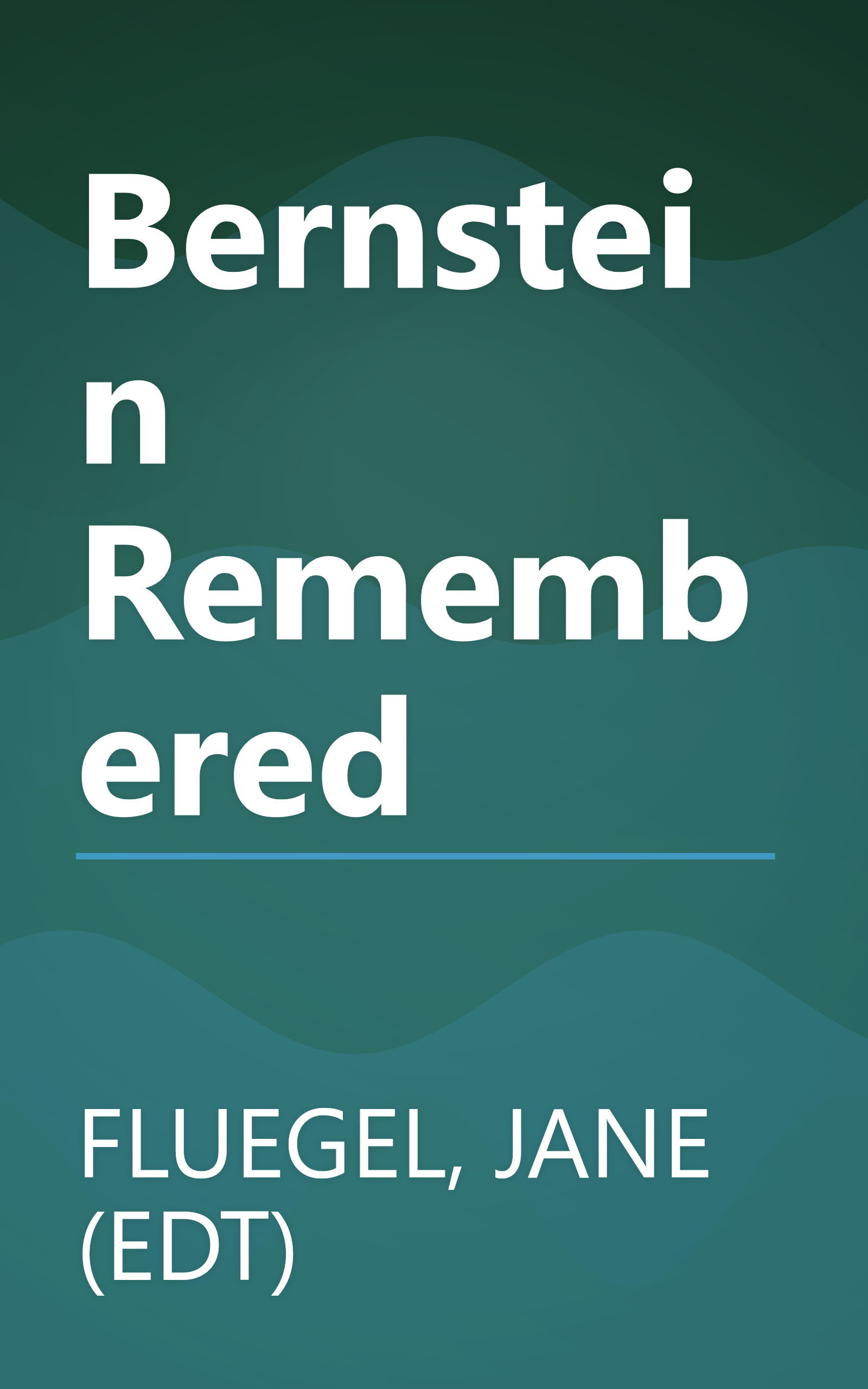 Bernstein Remembered book cover