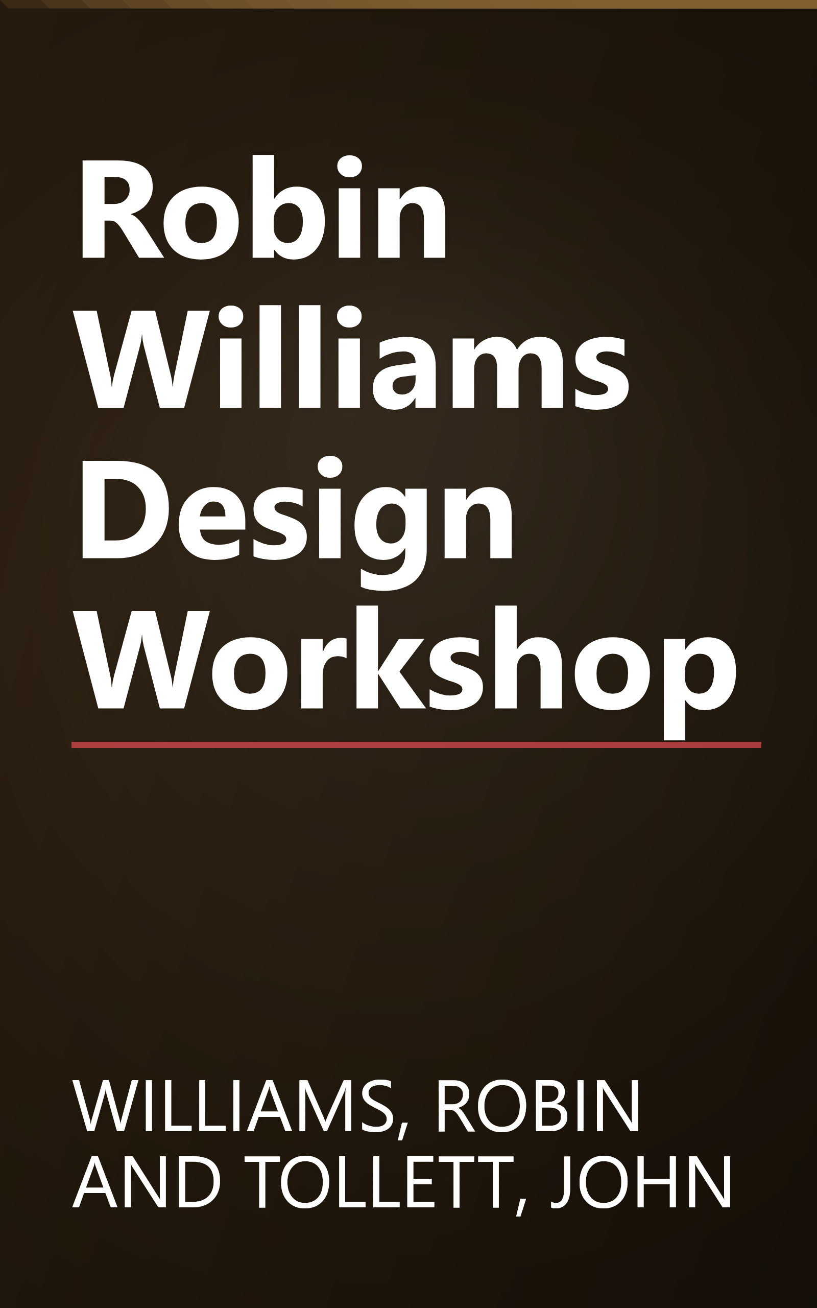 Robin Williams Design Workshop book cover