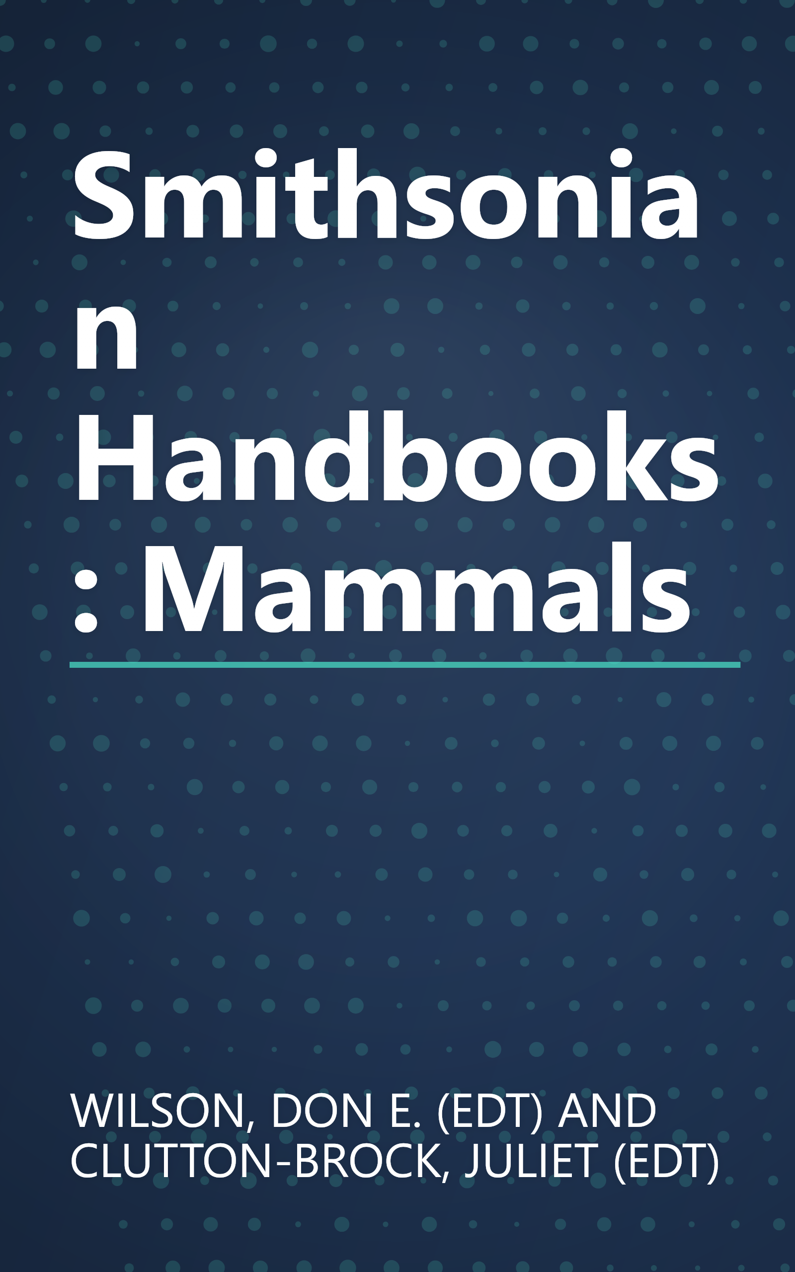 Smithsonian Handbooks: Mammals book cover