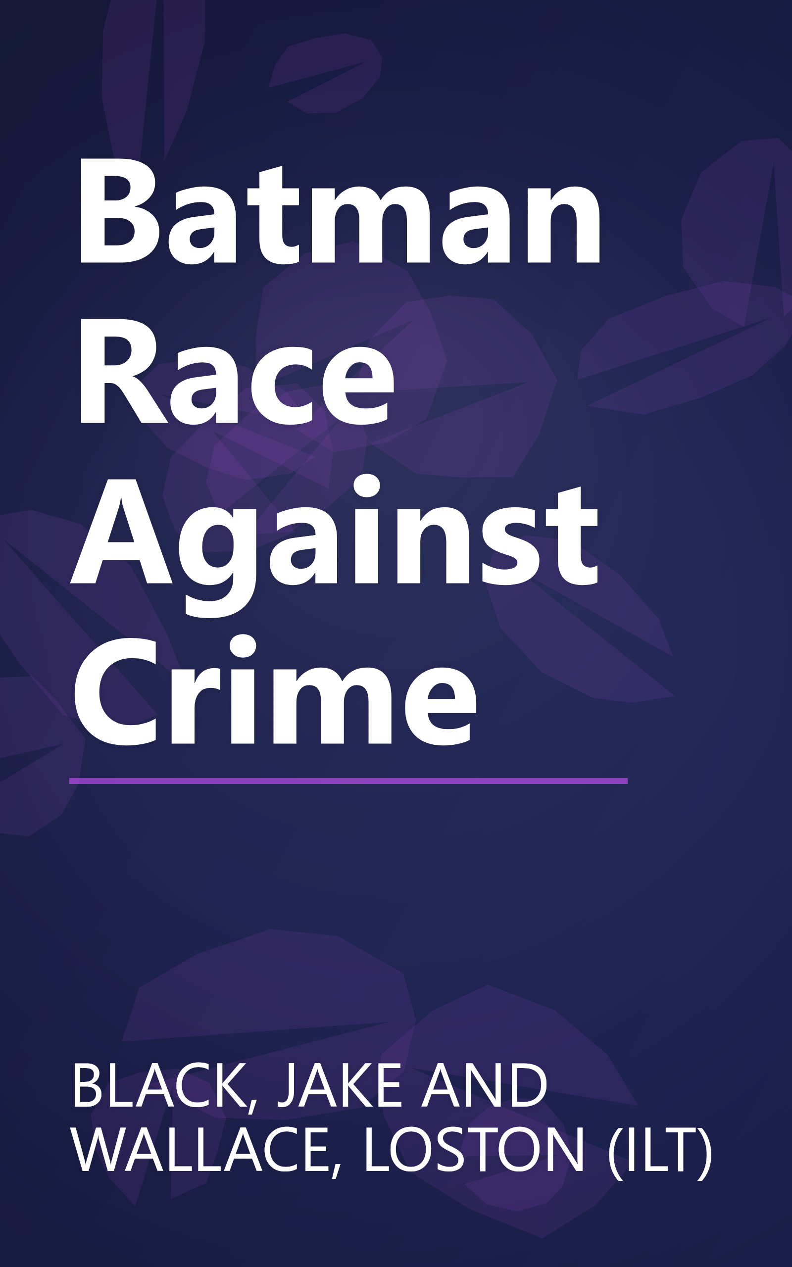Batman Race Against Crime book cover