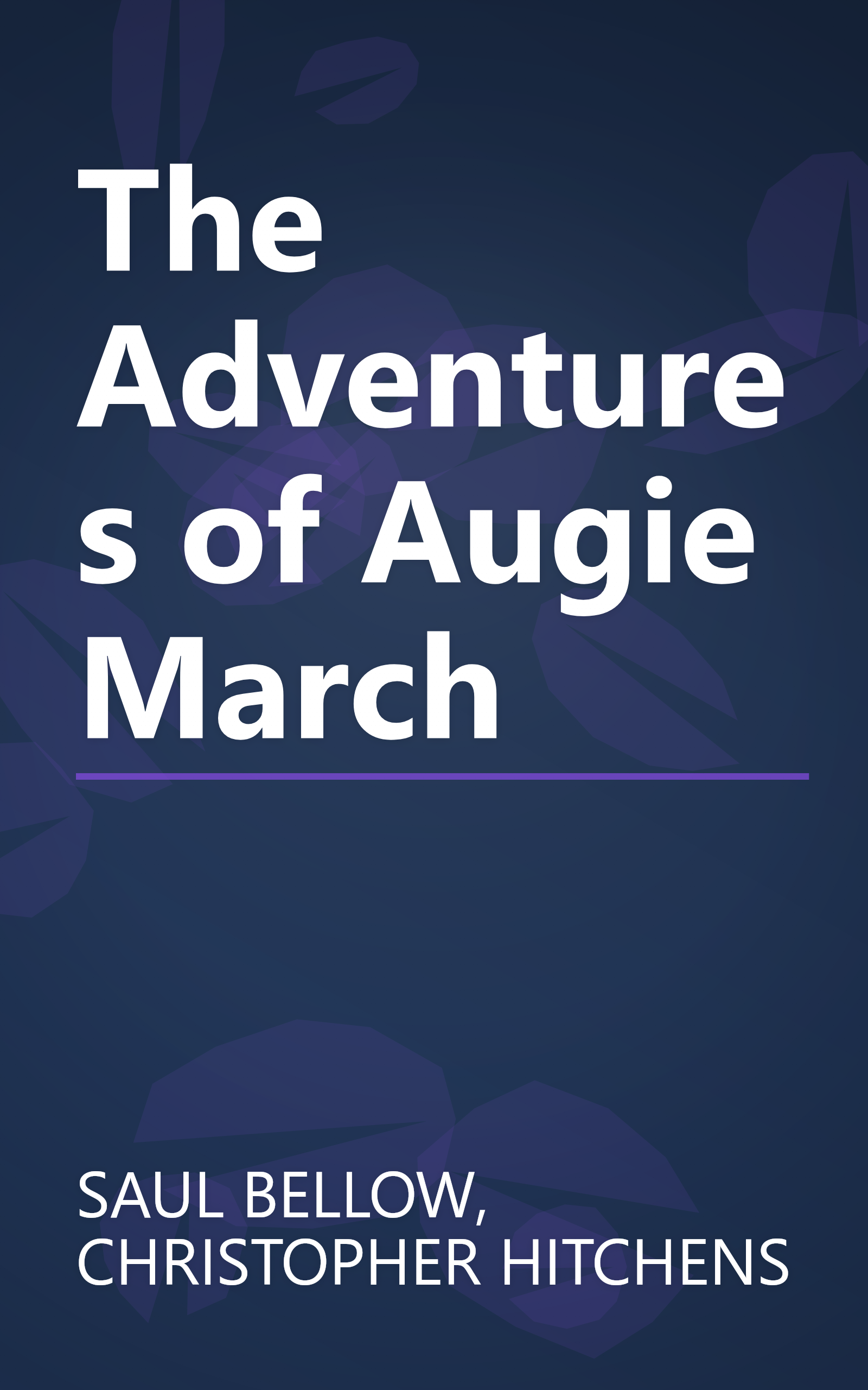 The Adventures of Augie March book cover